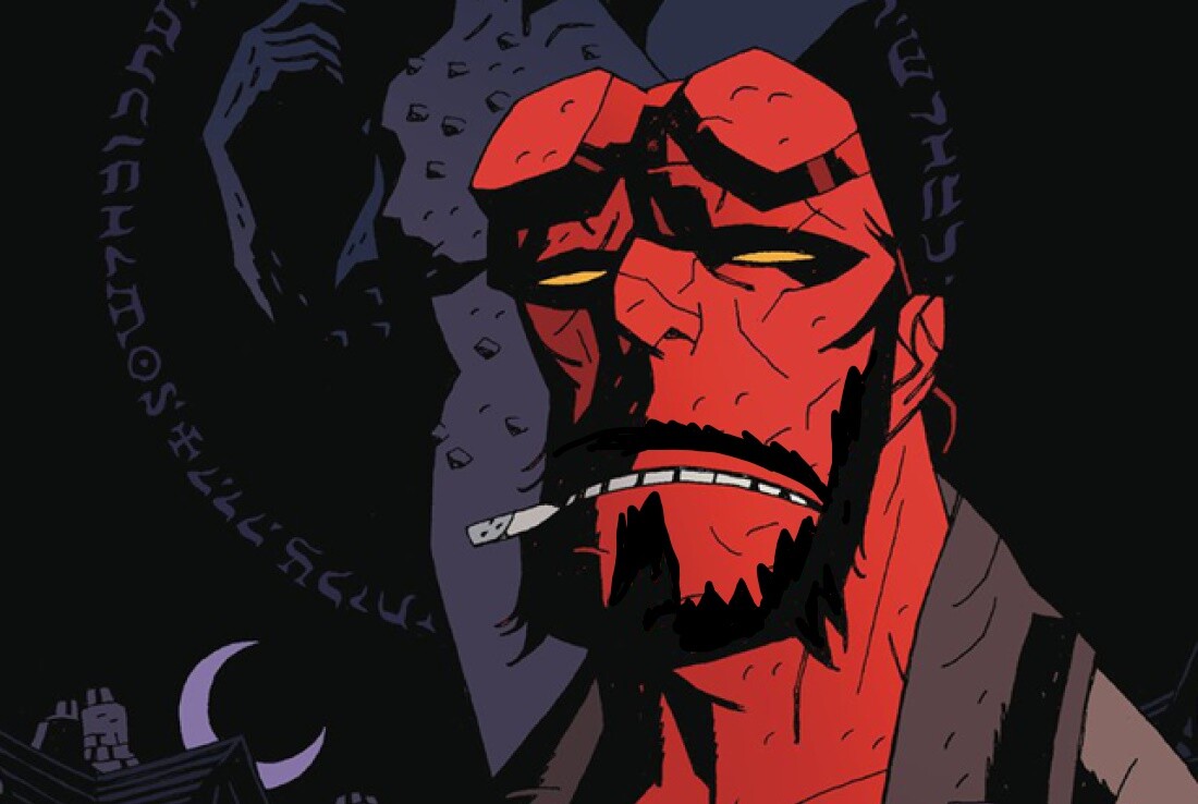 ArtStation - Old Man Hellboy