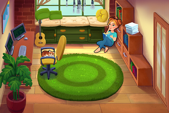 ArtStation - room + character