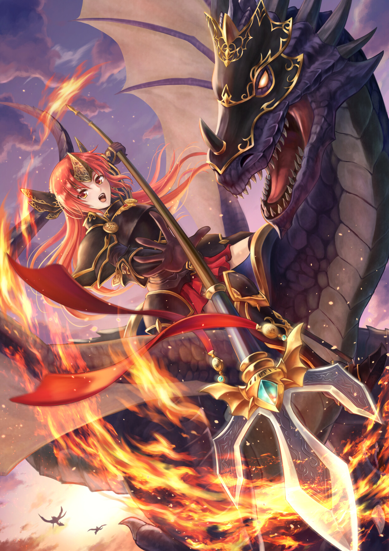 ArtStation - The dragon knight