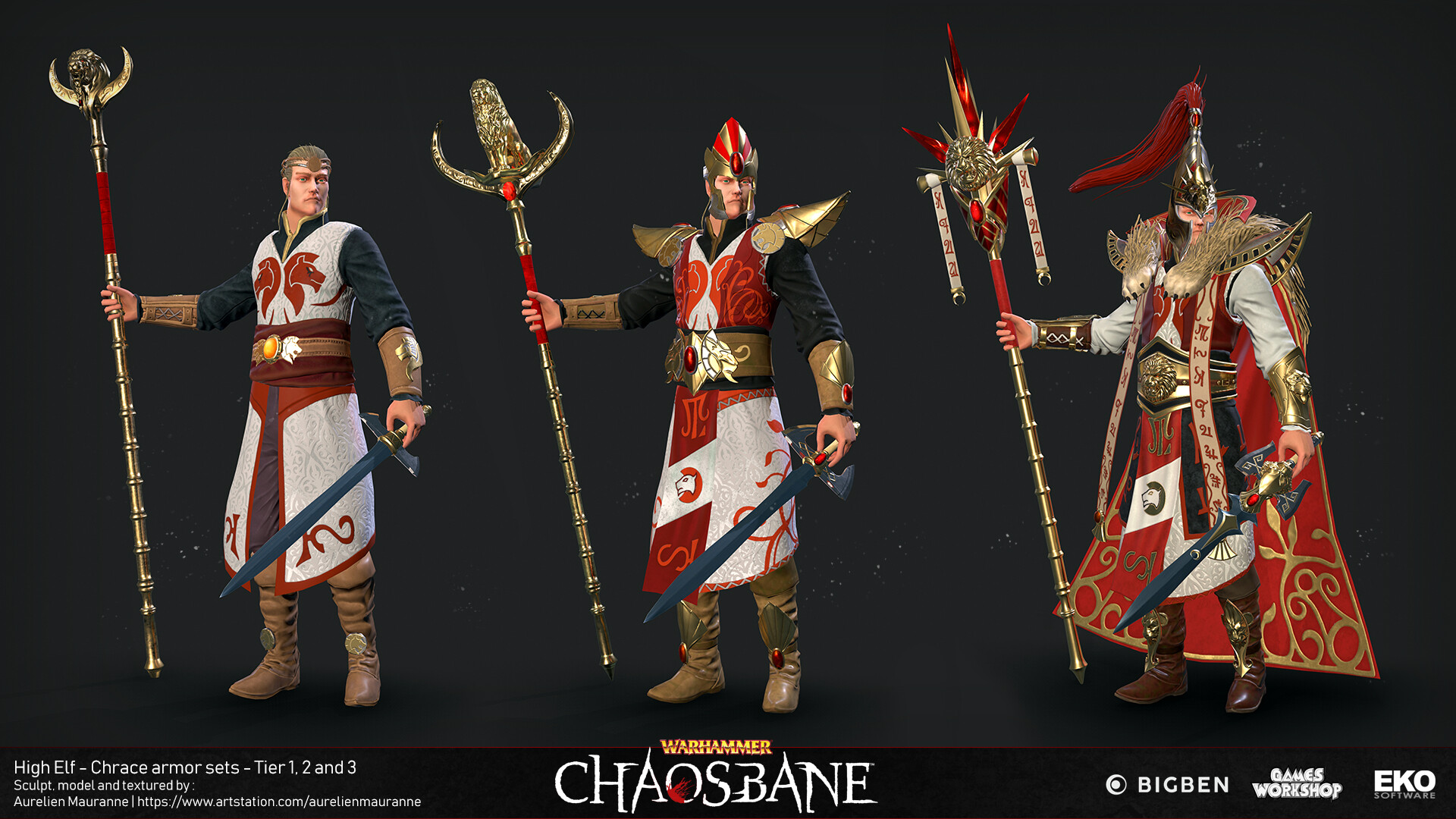 Warhammer High Elf Armor
