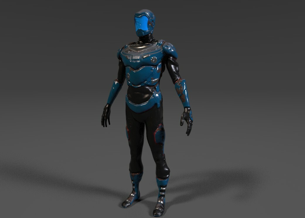 ArtStation - Military fiction space suit