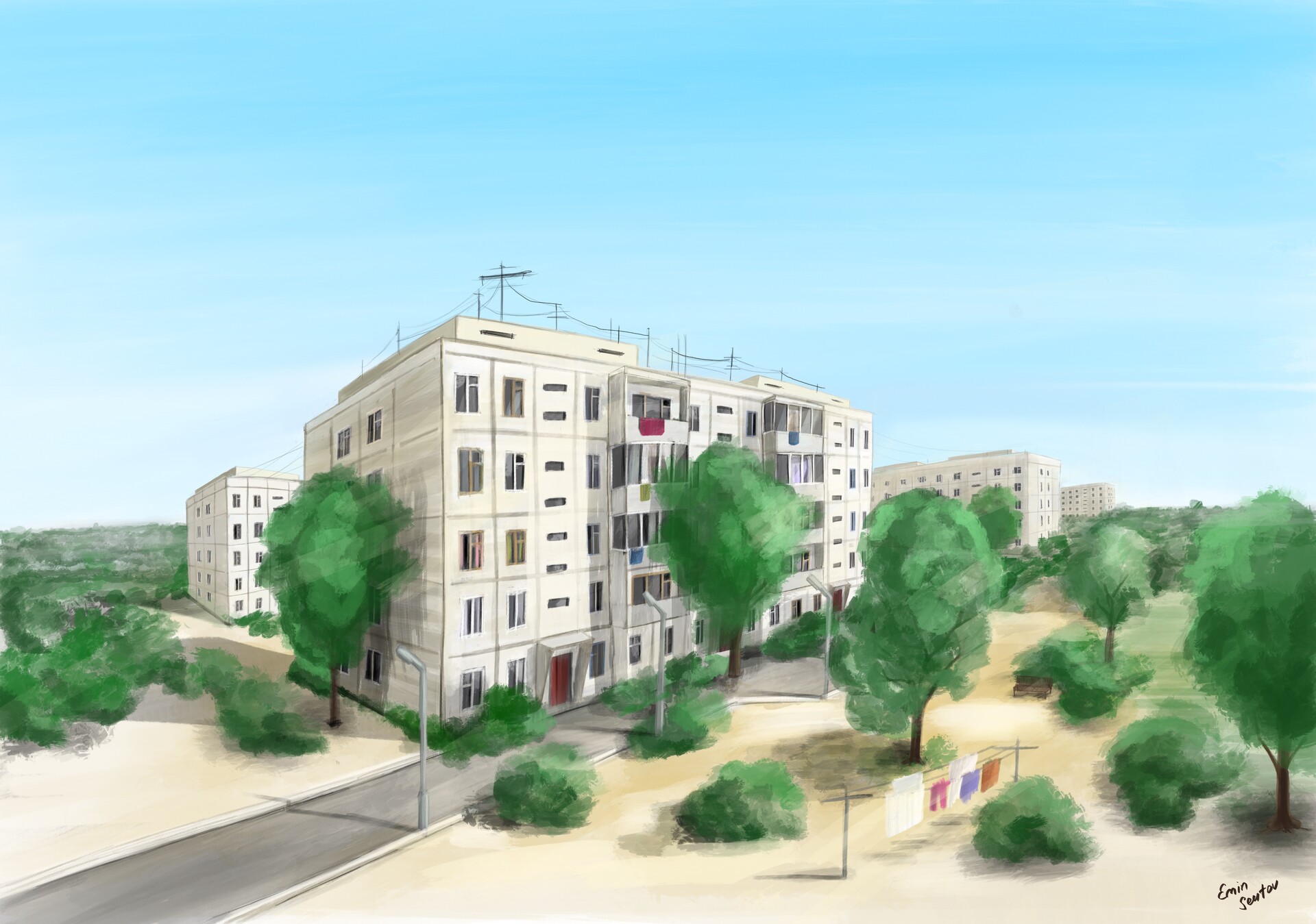 ArtStation - Hometown glory