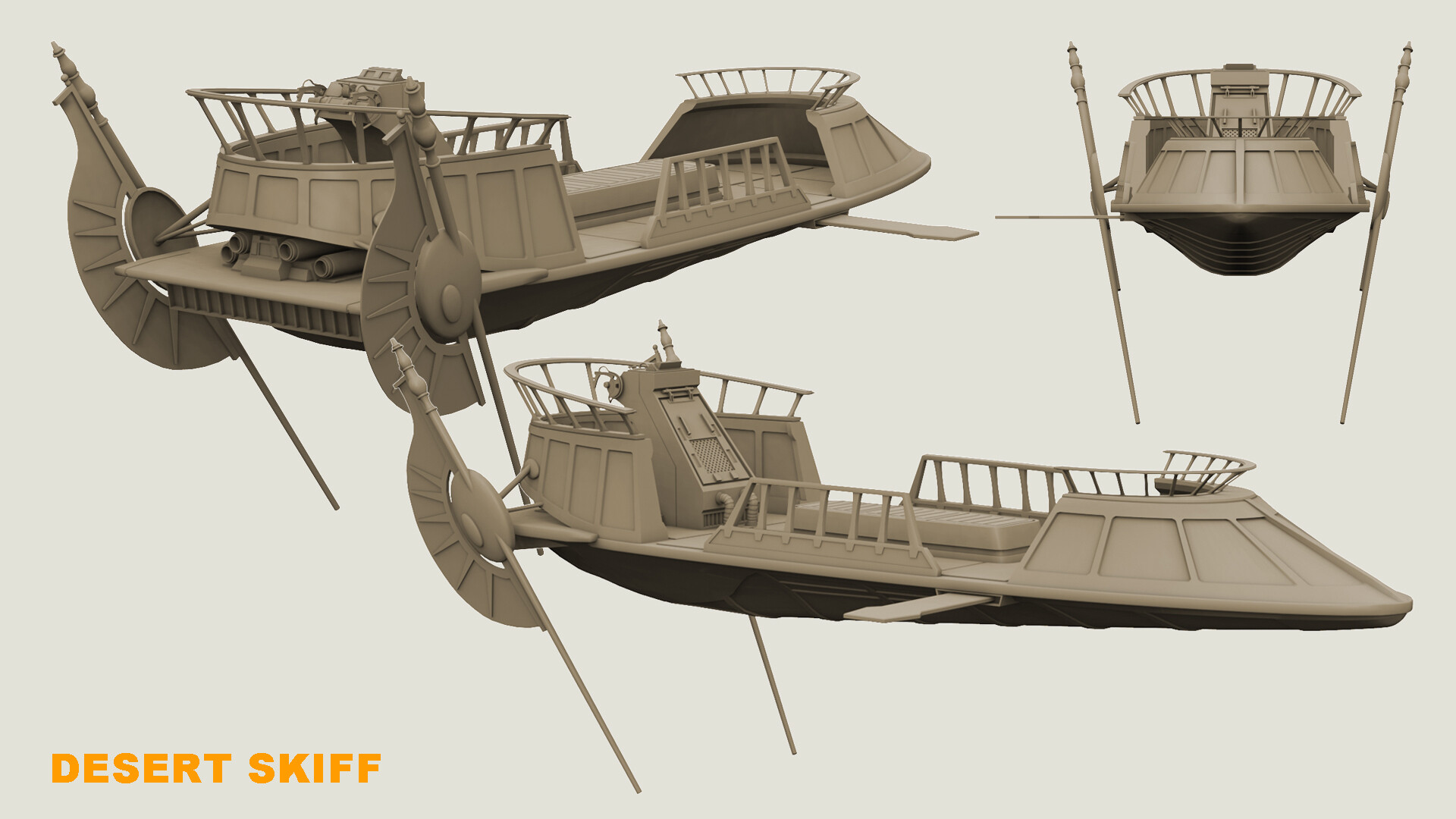 Philip Gilbert - Desert Skiff Fanart