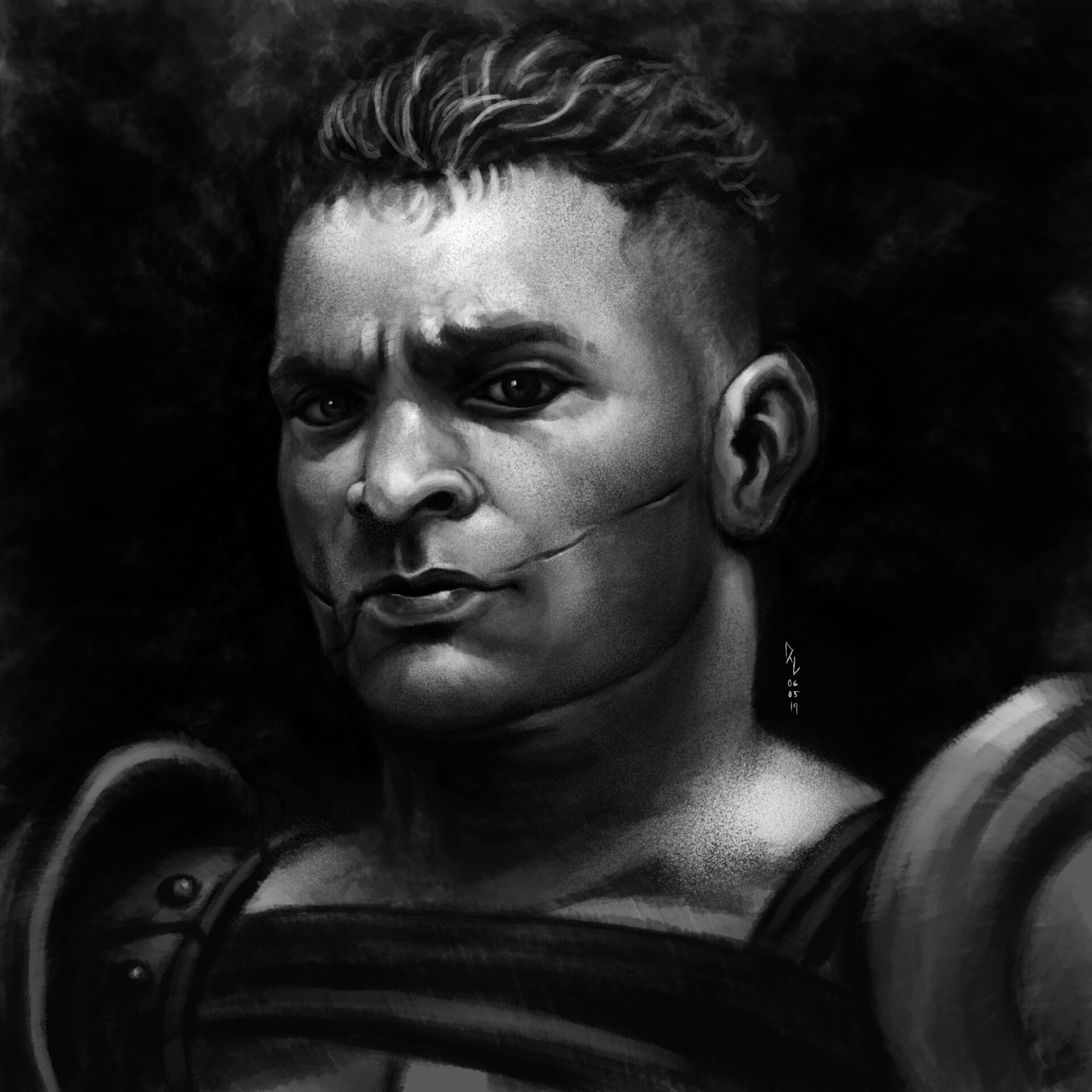 ArtStation - Gladiator - Knights - For Honor (Young and Scarred) Series