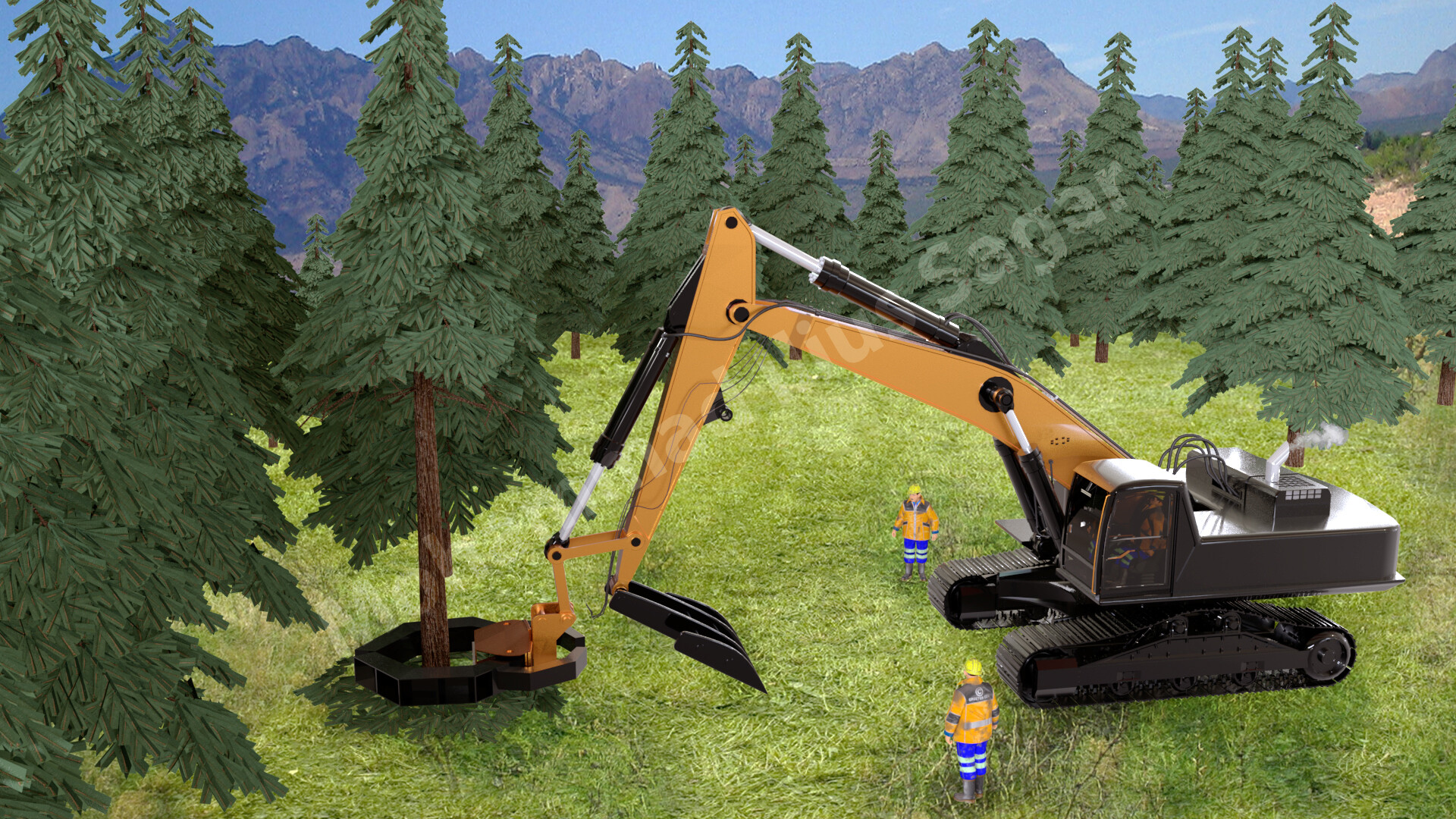 ArtStation - tree cutter