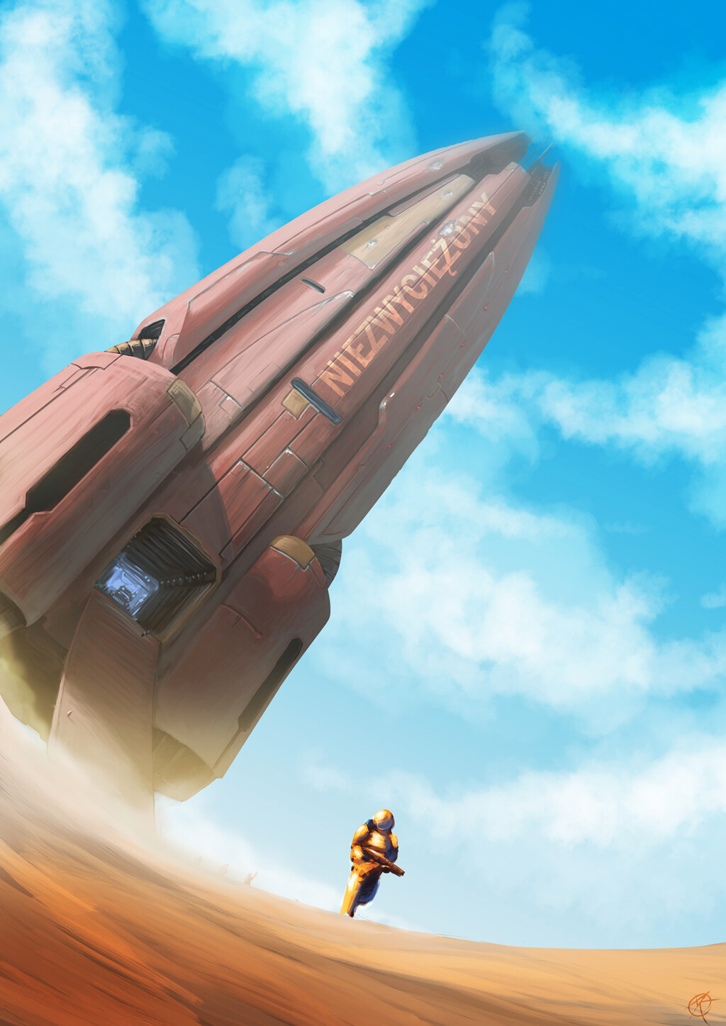 ArtStation - The Invincible by Stanisław Lem