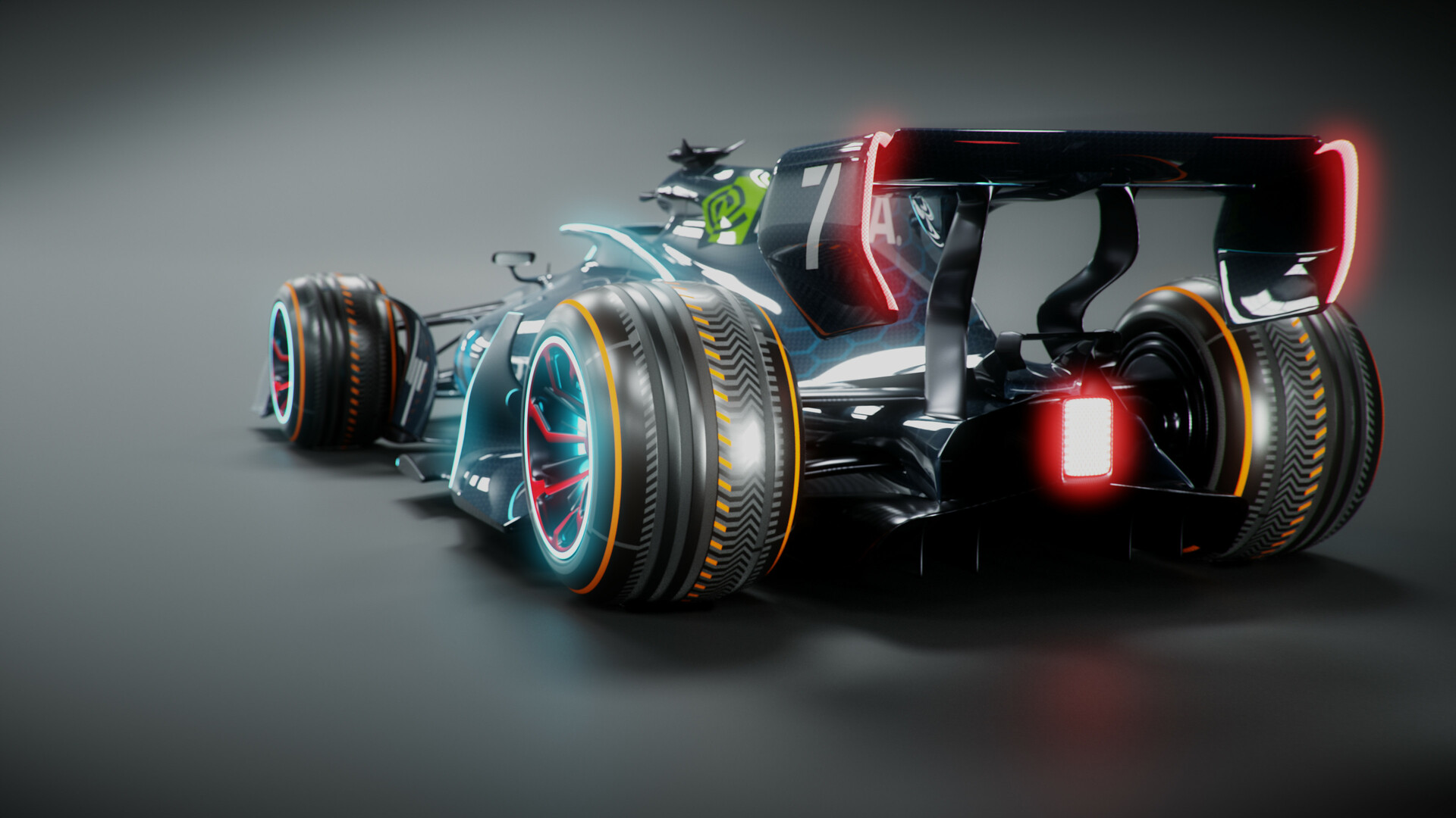 ArtStation - Futuristic F1 (LuxCoreRender)