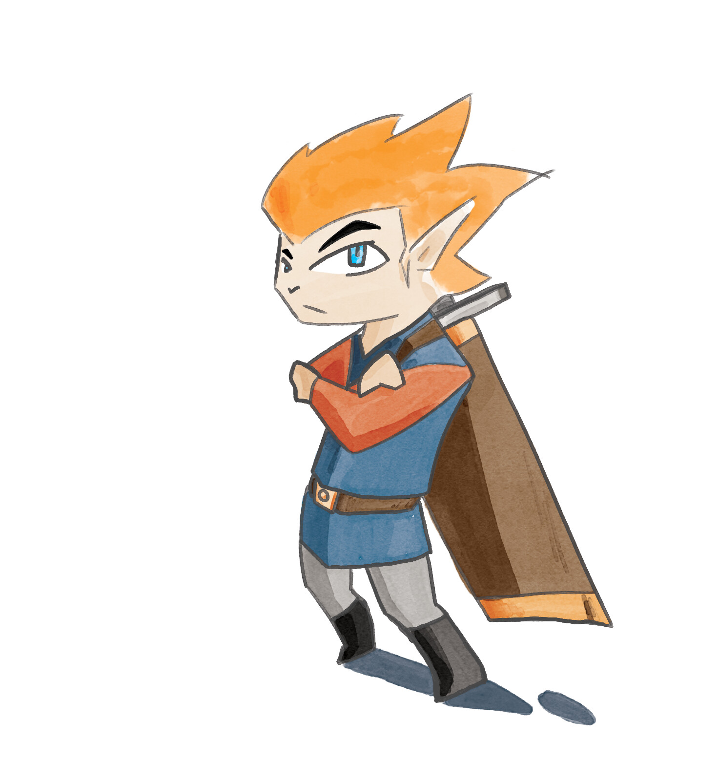 ArtStation - Watercolour Hero