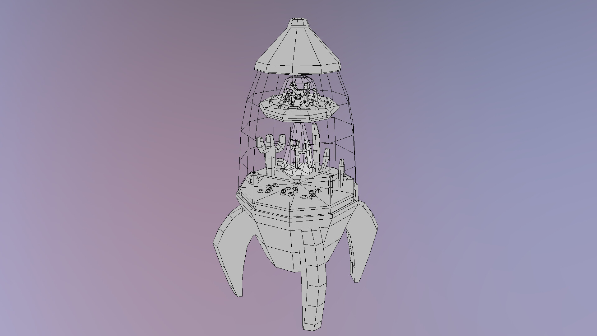 Michelle Schmidt - Low Poly Alien On Adventure