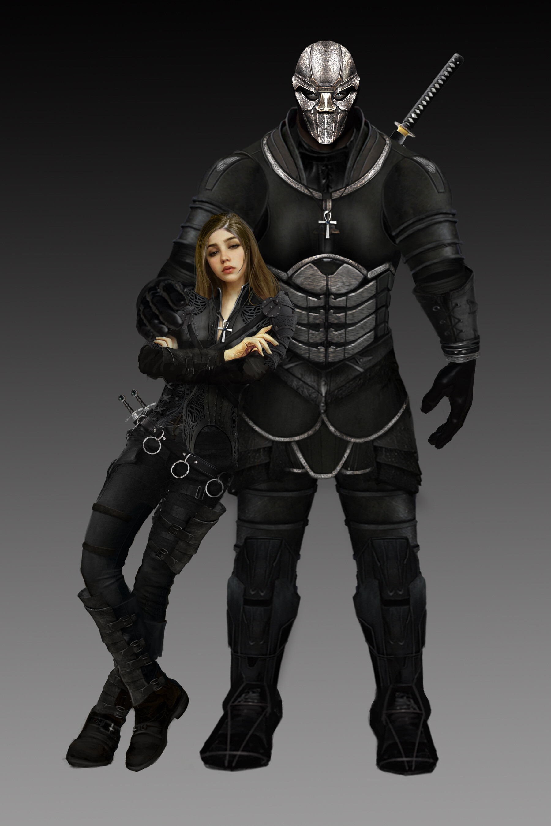 ArtStation - CHIANA & TALON (CHARACTER DESIGN FOR UPCOMING PROJECT)