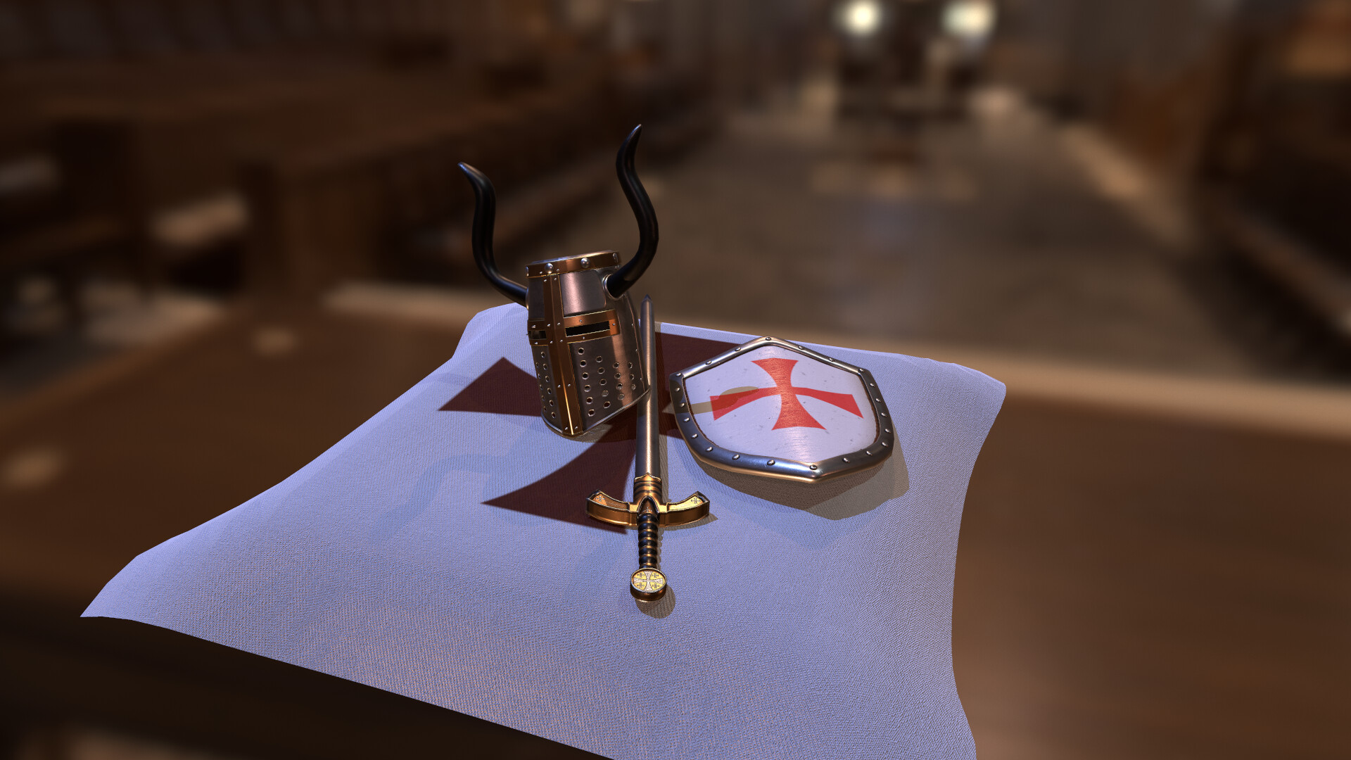 Kat Ver - Templar knight's equipment