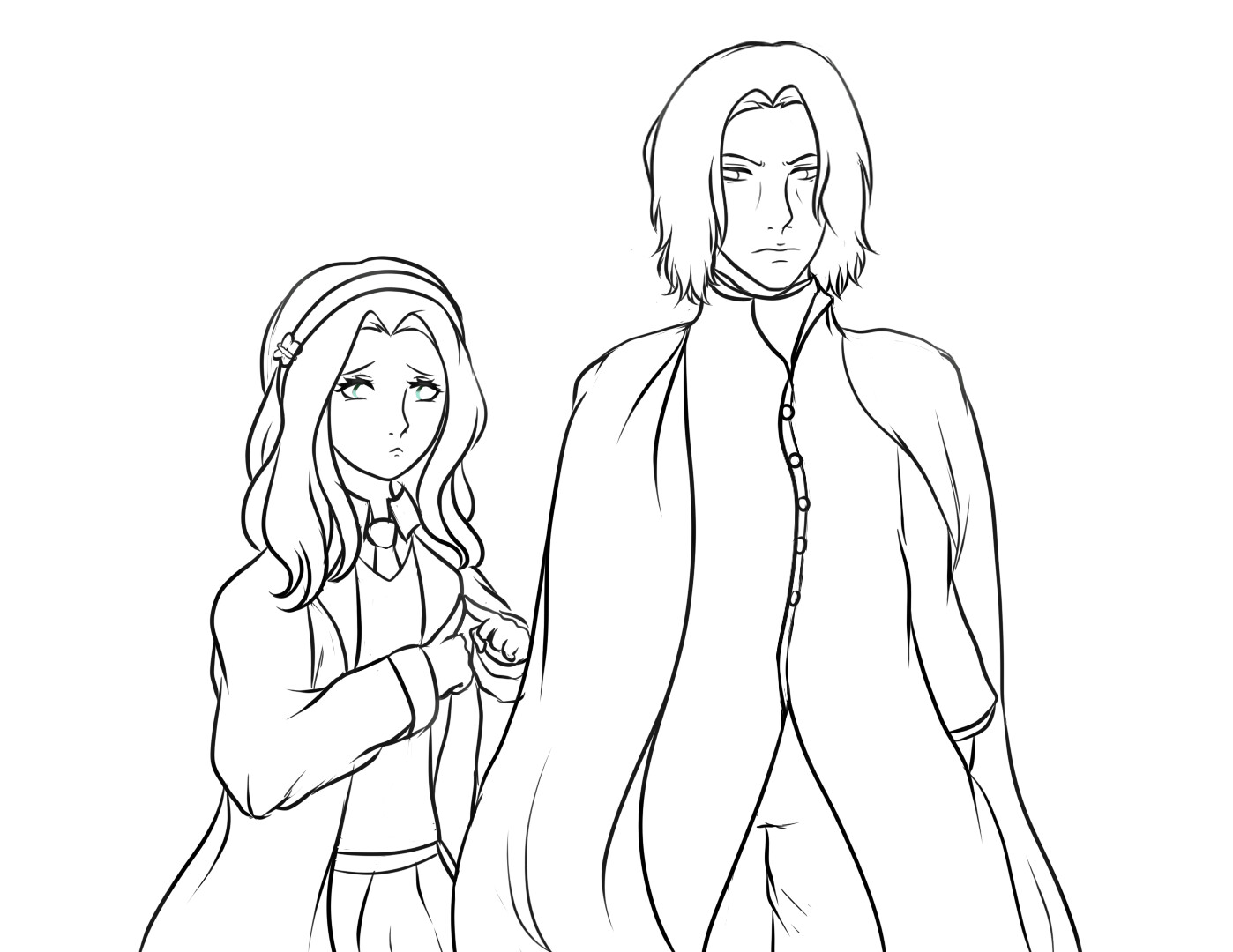 snape coloring pages