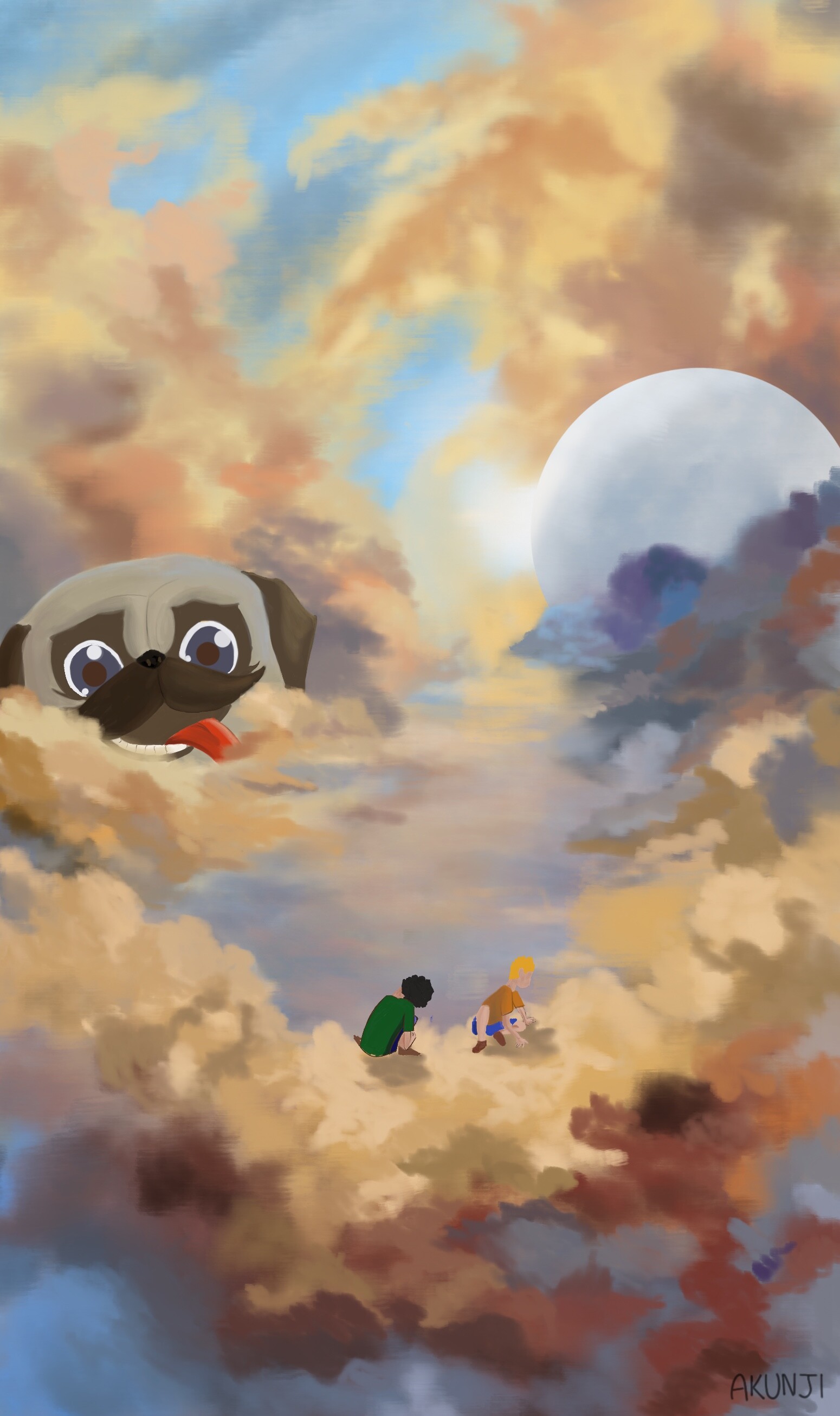 ArtStation - Moon and Dog