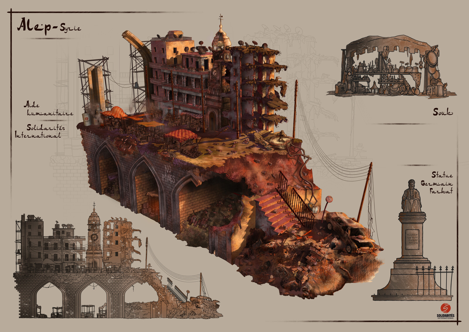 Alexis Hervé - Aleppo Level Design