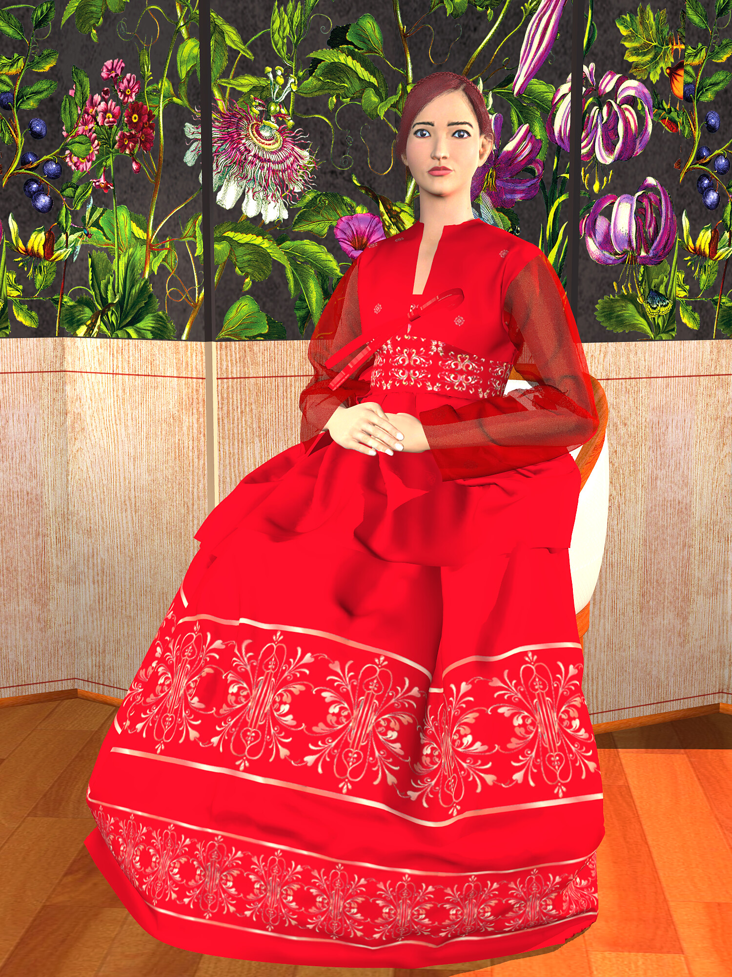 ArtStation - Lim Ju Eun Hanbok