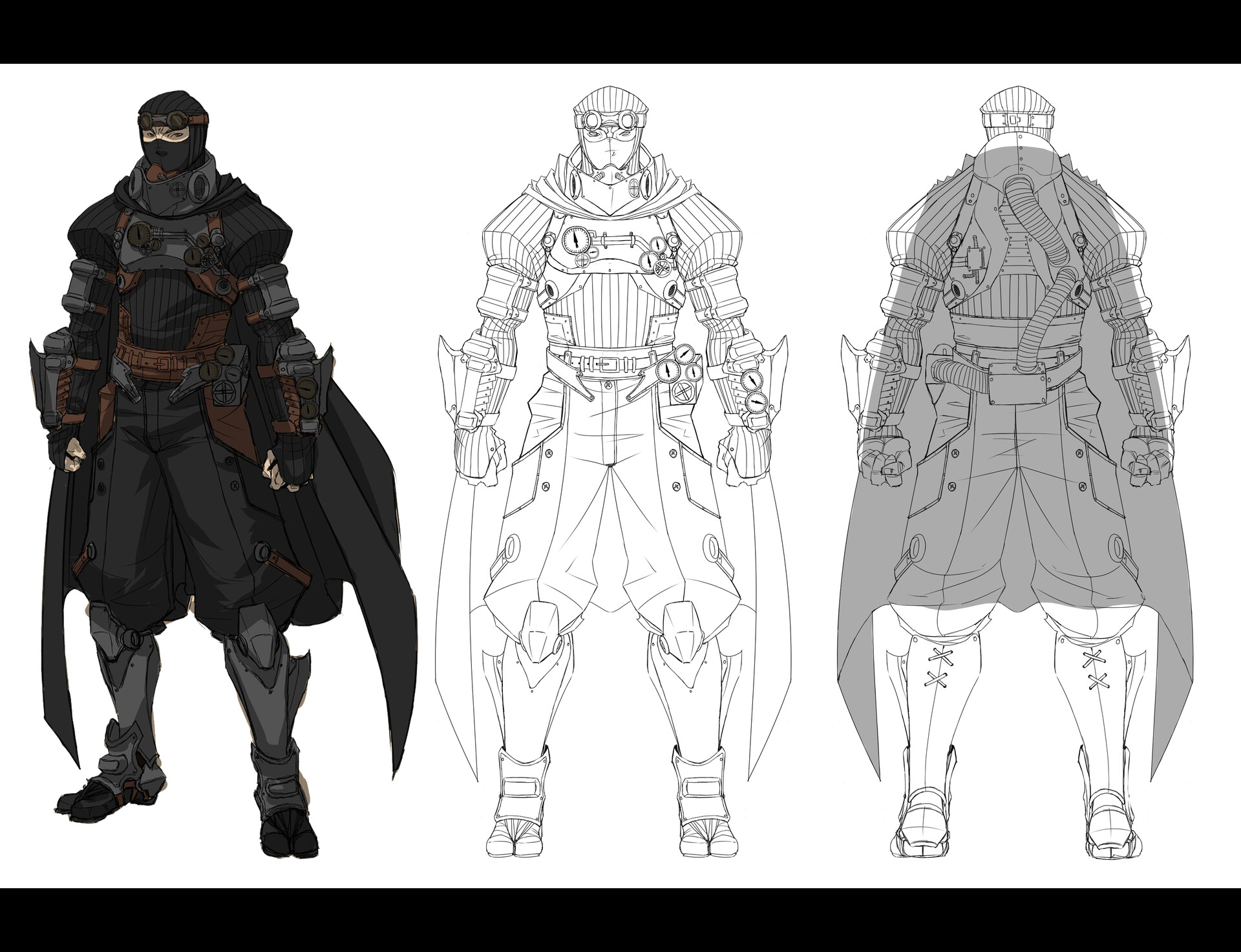 ArtStation - Steampunk Ninja