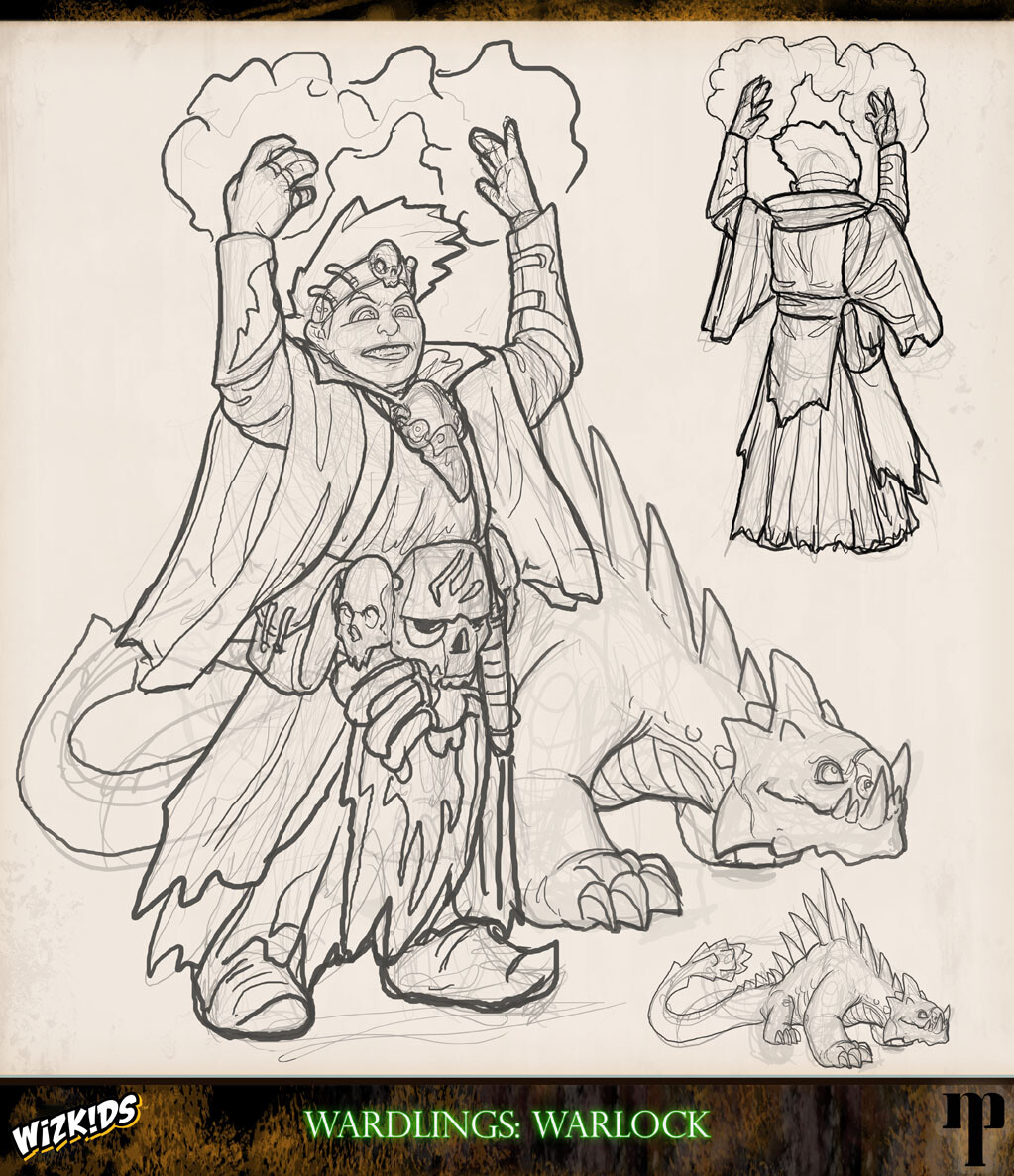 warlock wizard coloring pages