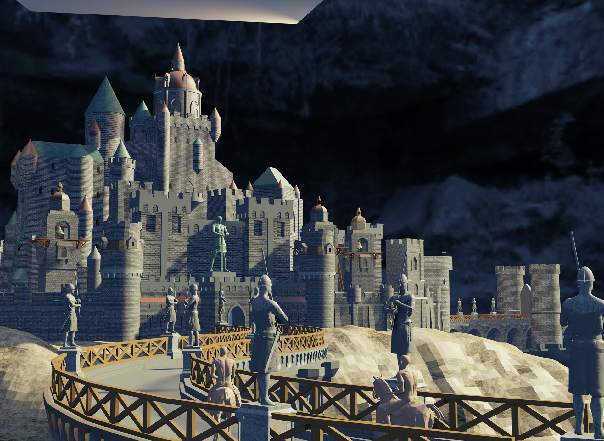 yash2333.artstation.com - Camelot castle ( Artstation challenge)