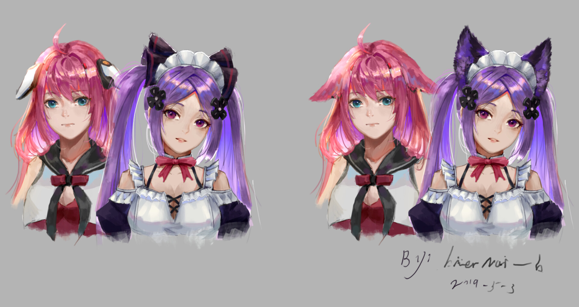 ArtStation - Chinese VTuber, Portrait Painting