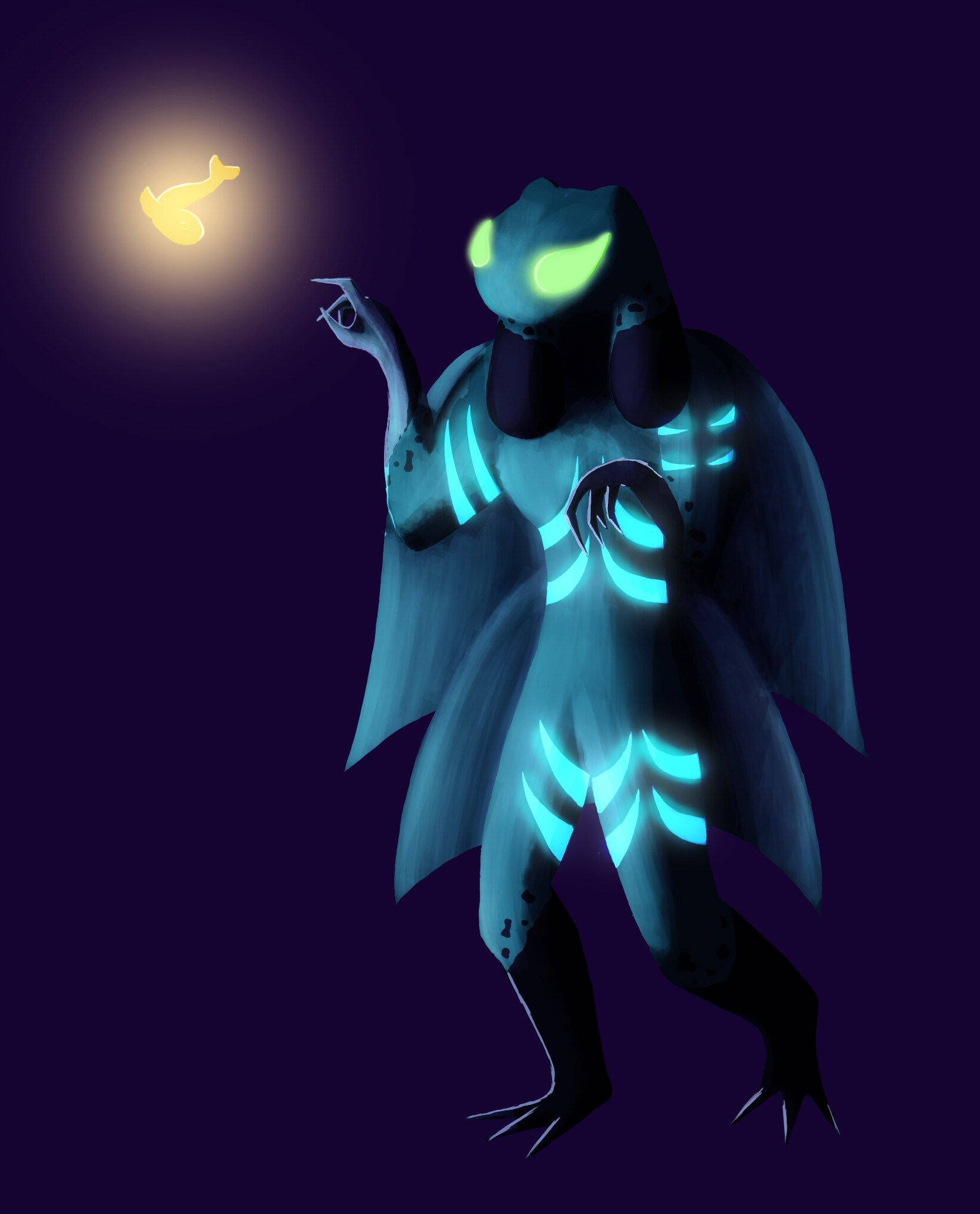 ArtStation - Blue alien