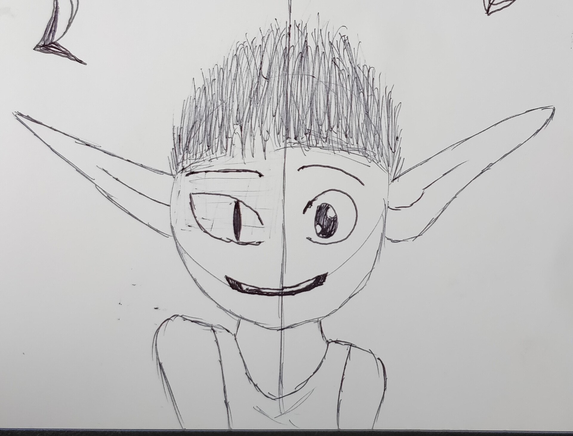 how to draw beast boy step by step easy