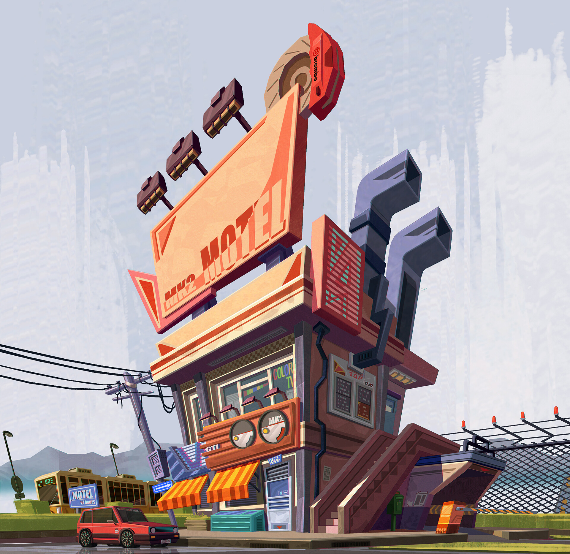 ArtStation - MK2 motel