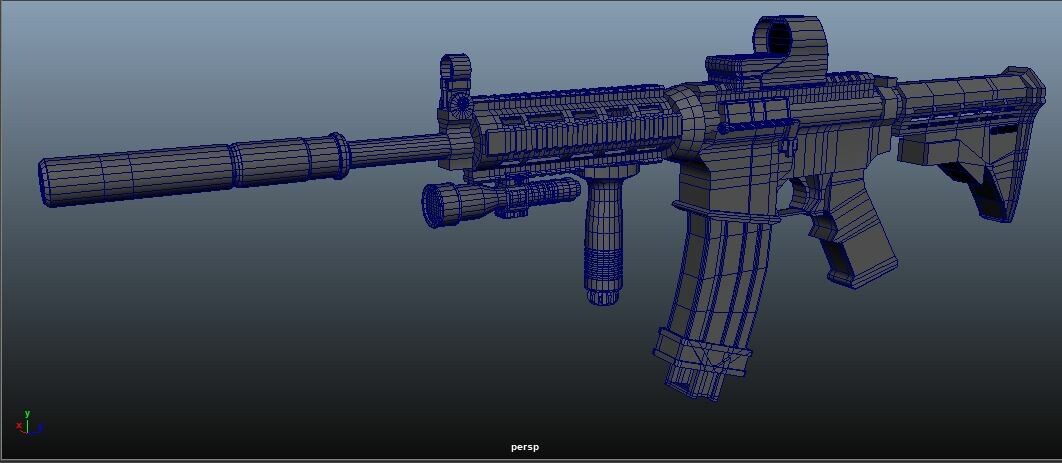 ArtStation - Modeling -M4A1