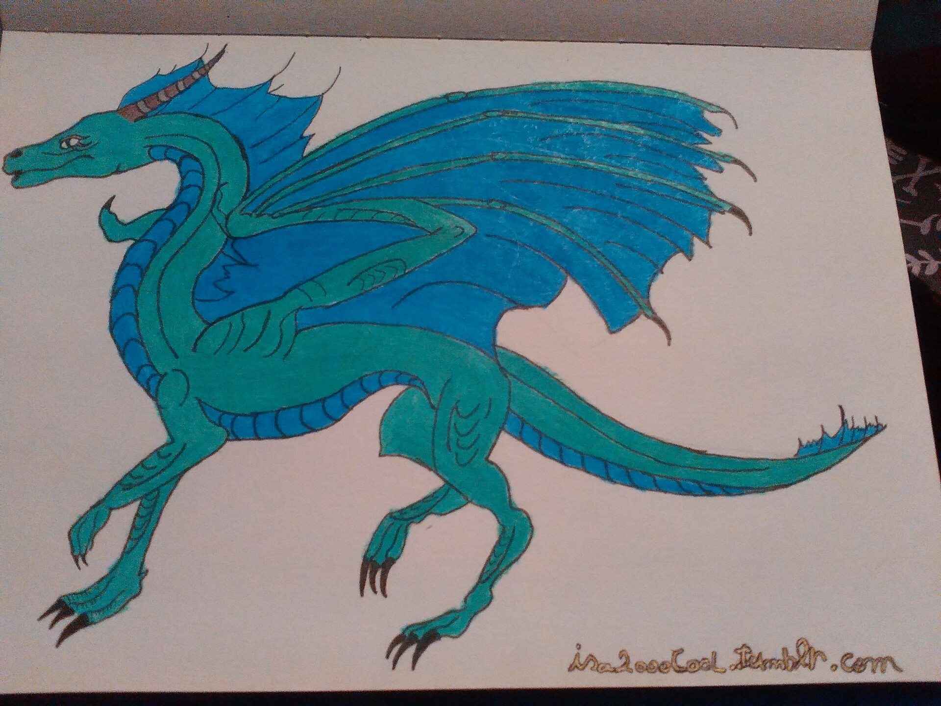 ArtStation - Blue Dragon - 2016