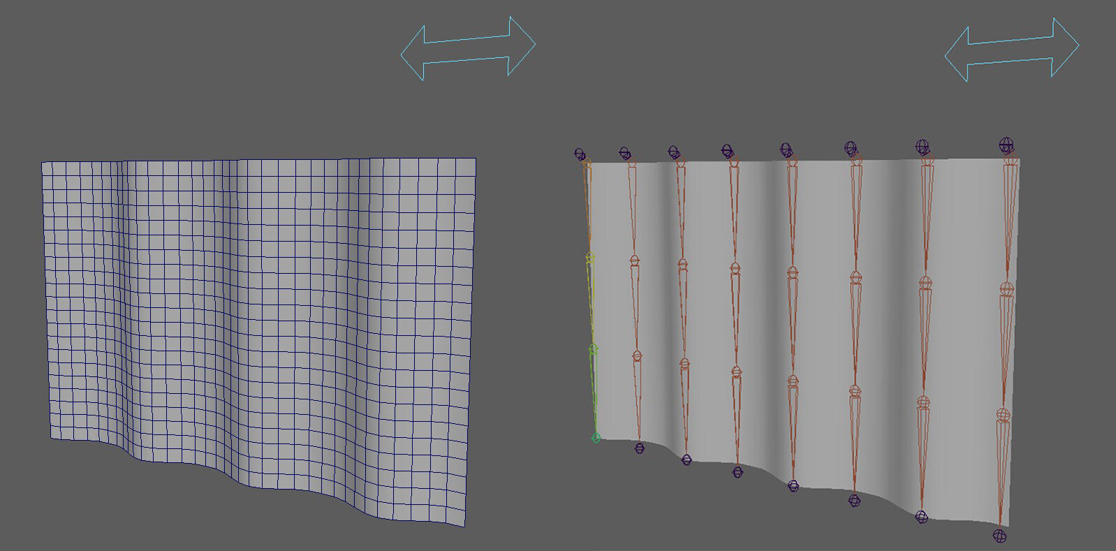 ArtStation - Dynamic Driving a Curtain Mesh