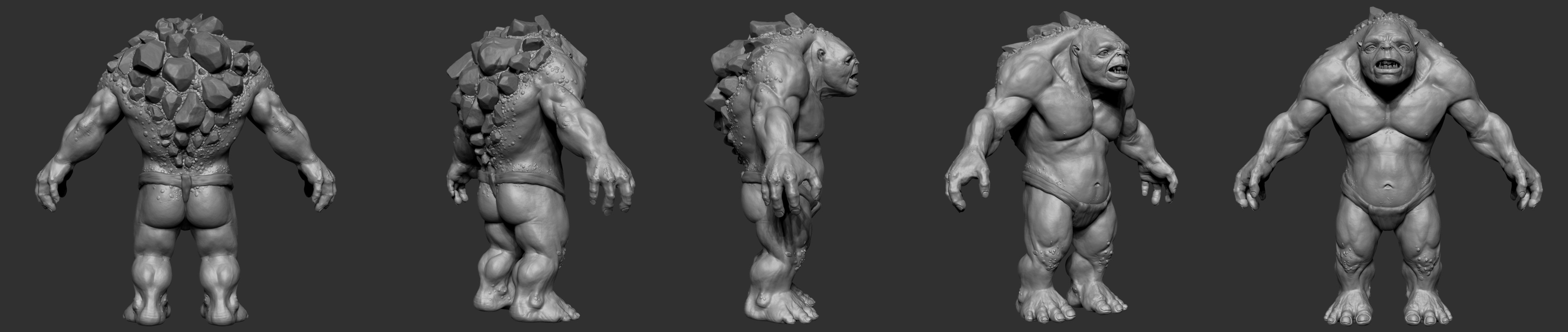 Paul Blackham - Mountain Troll - Hero (Real-time)