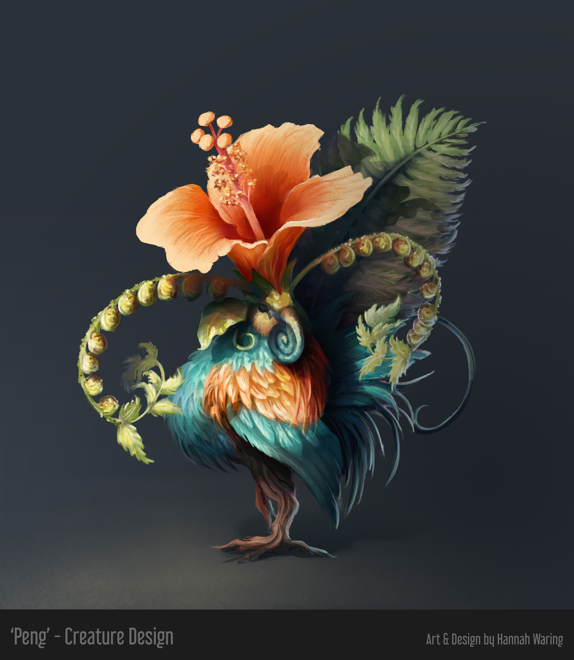 Athena Weiss (Hannah) - 'Peng' Creature Design