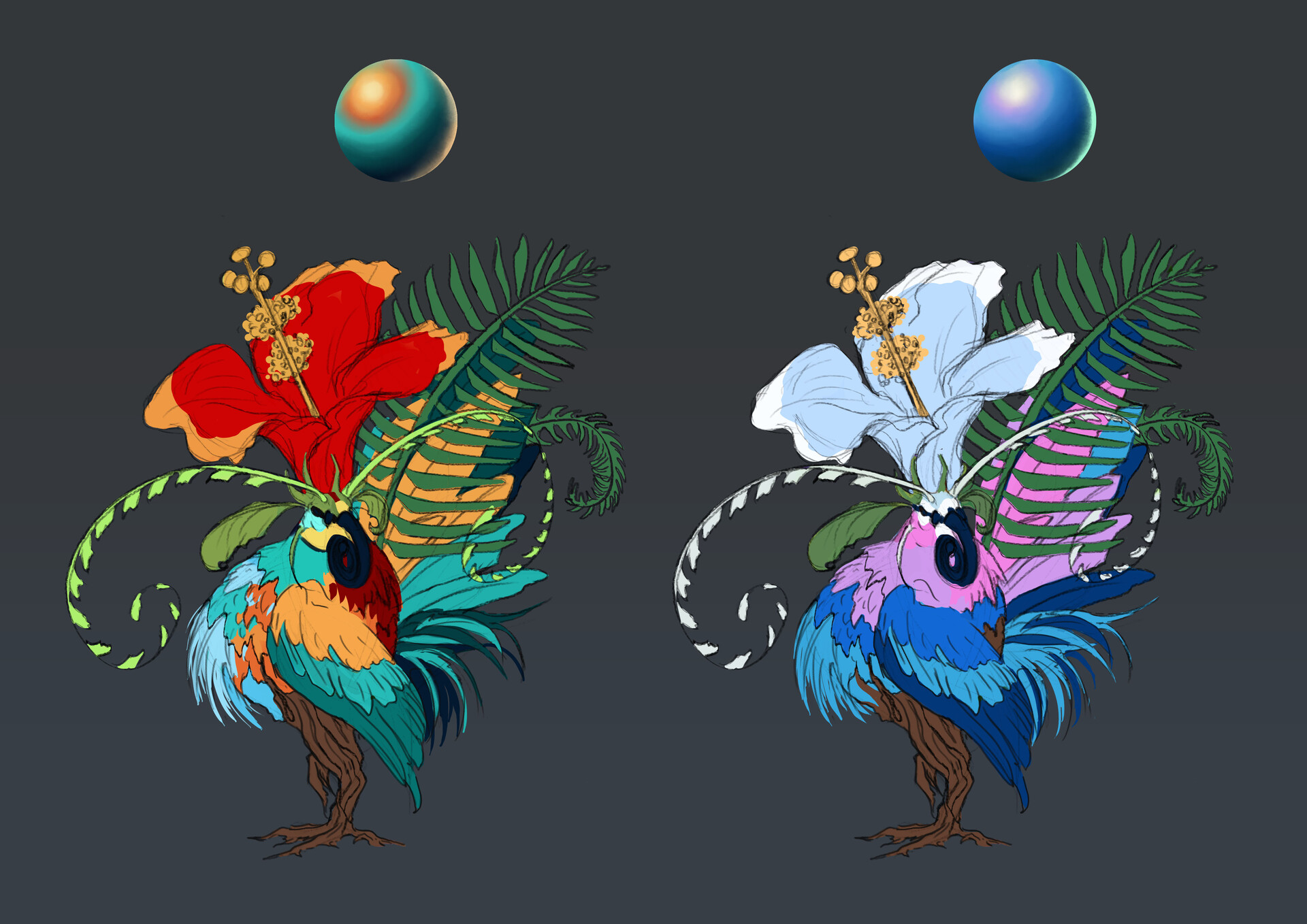 Athena Weiss (Hannah) - 'Peng' Creature Design