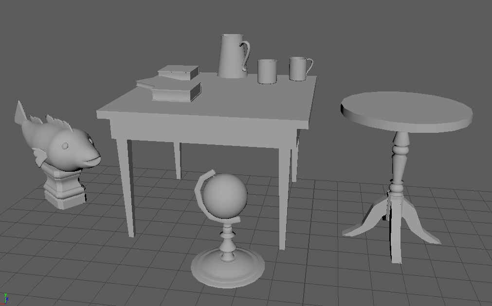 ArtStation - 3D art for the one of my school project