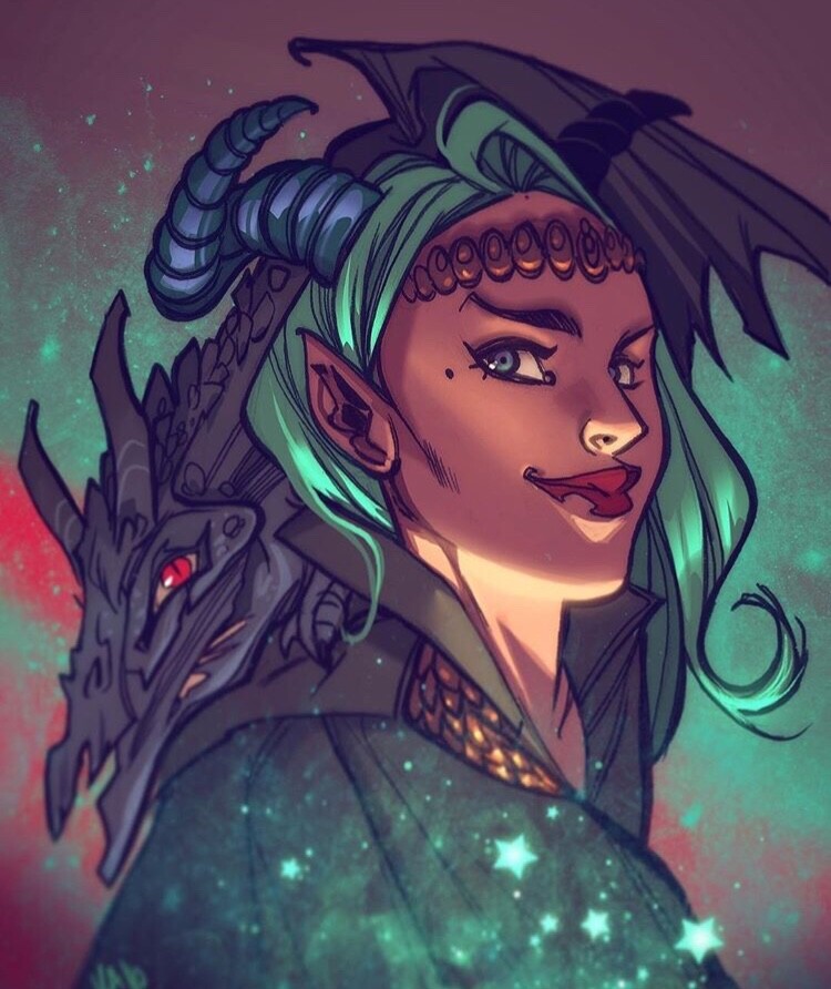 ArtStation - Dragon lady