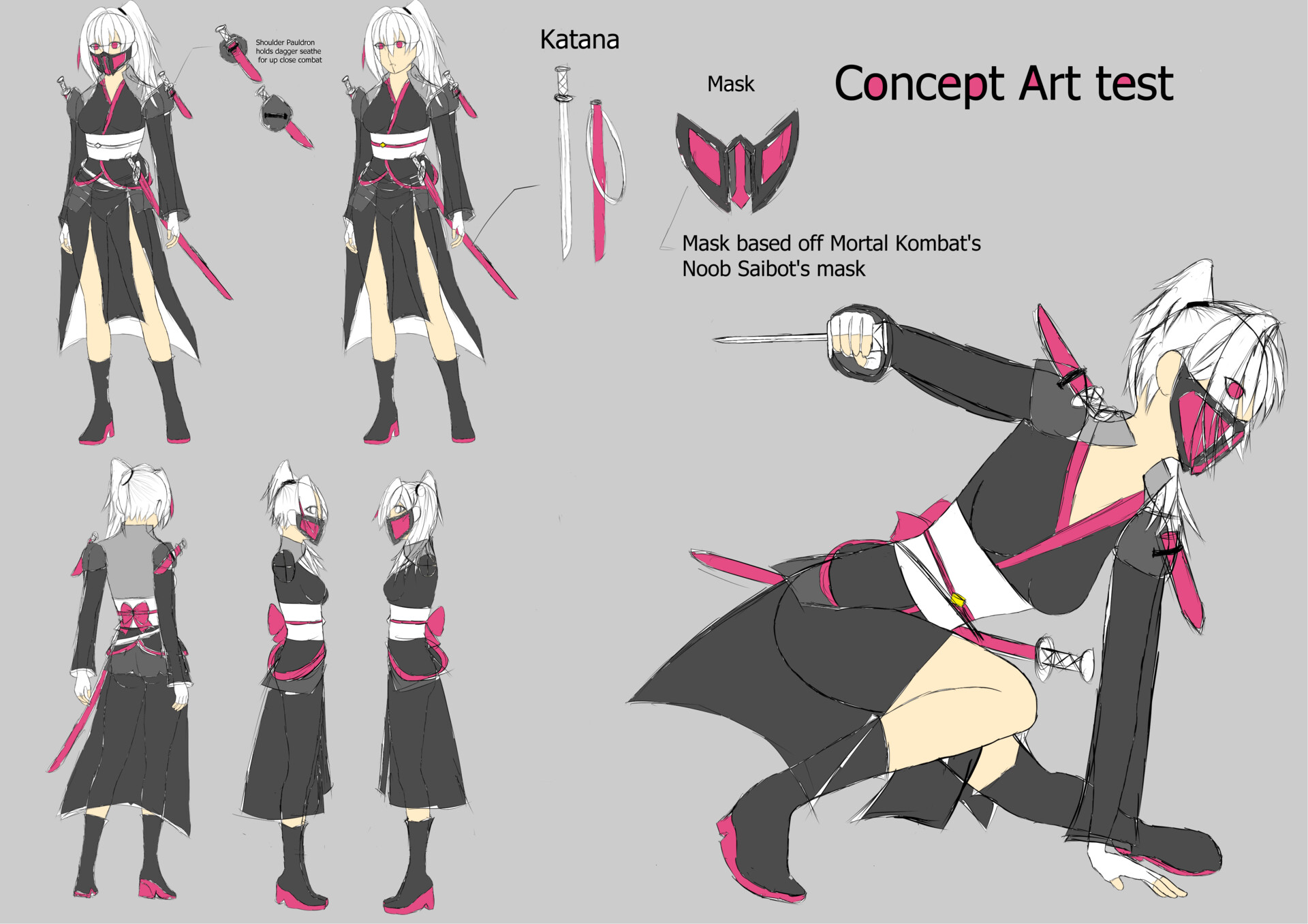 Ninja Mask Concept Art