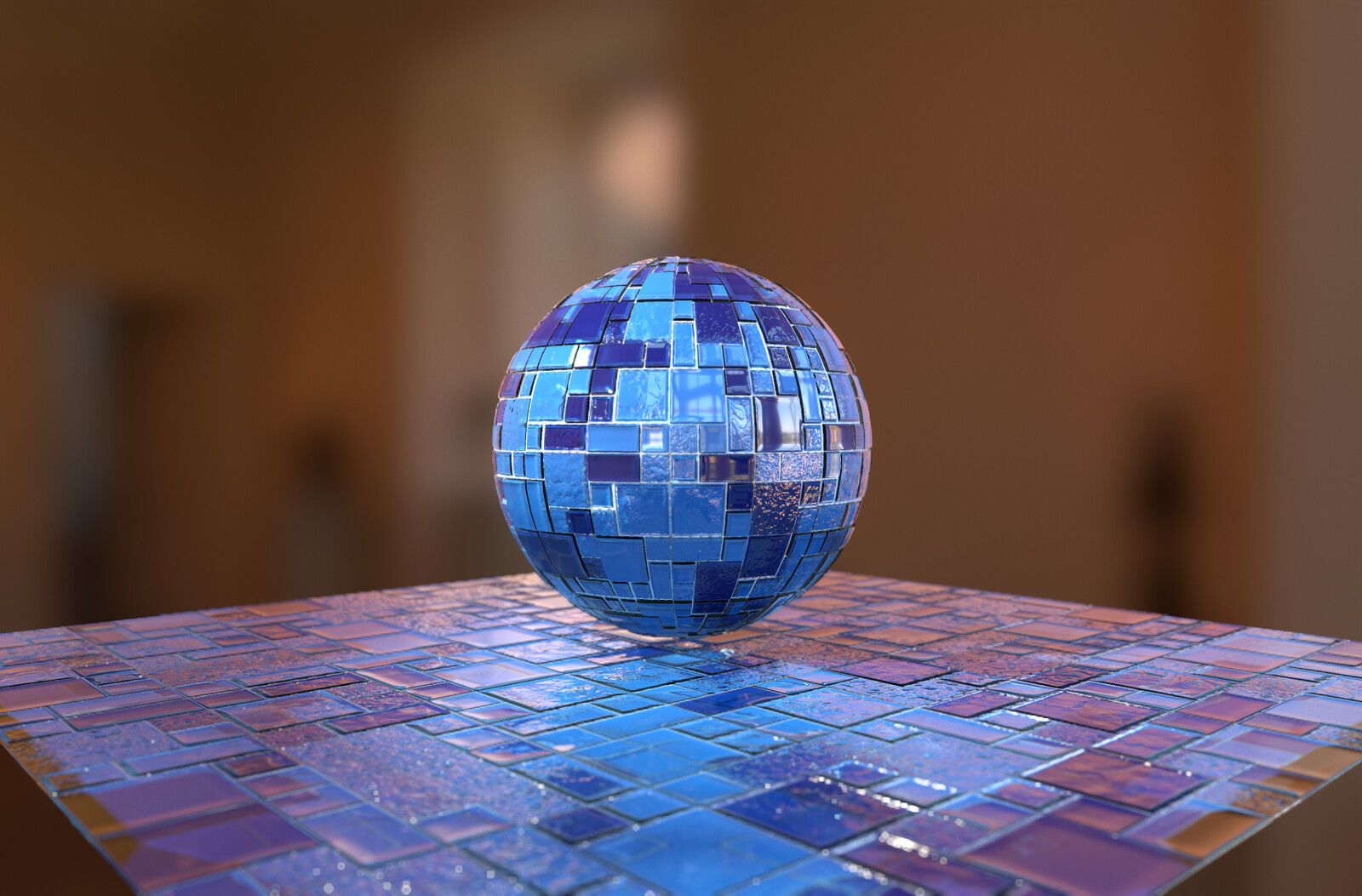 Colin LeBlond - Glass Pool Mosaic Tiles - Bahamas Light Blue