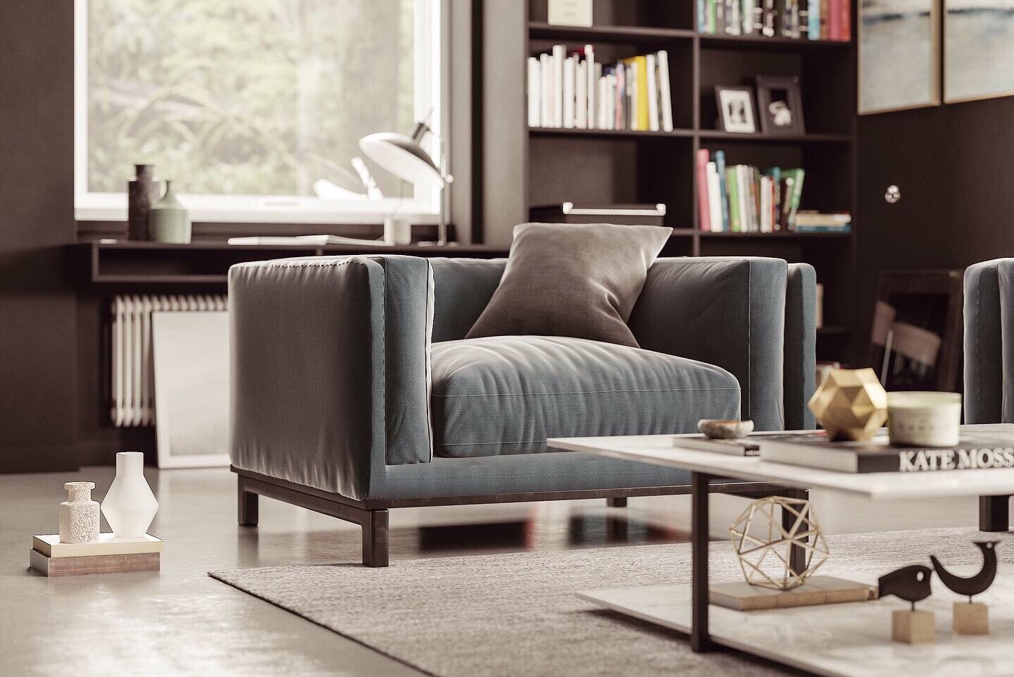 ArtStation - Personal living composition render vray