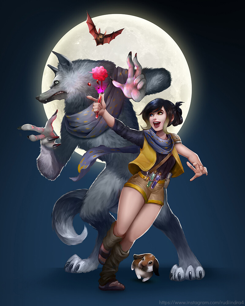 ArtStation - Werewolf Alchemist
