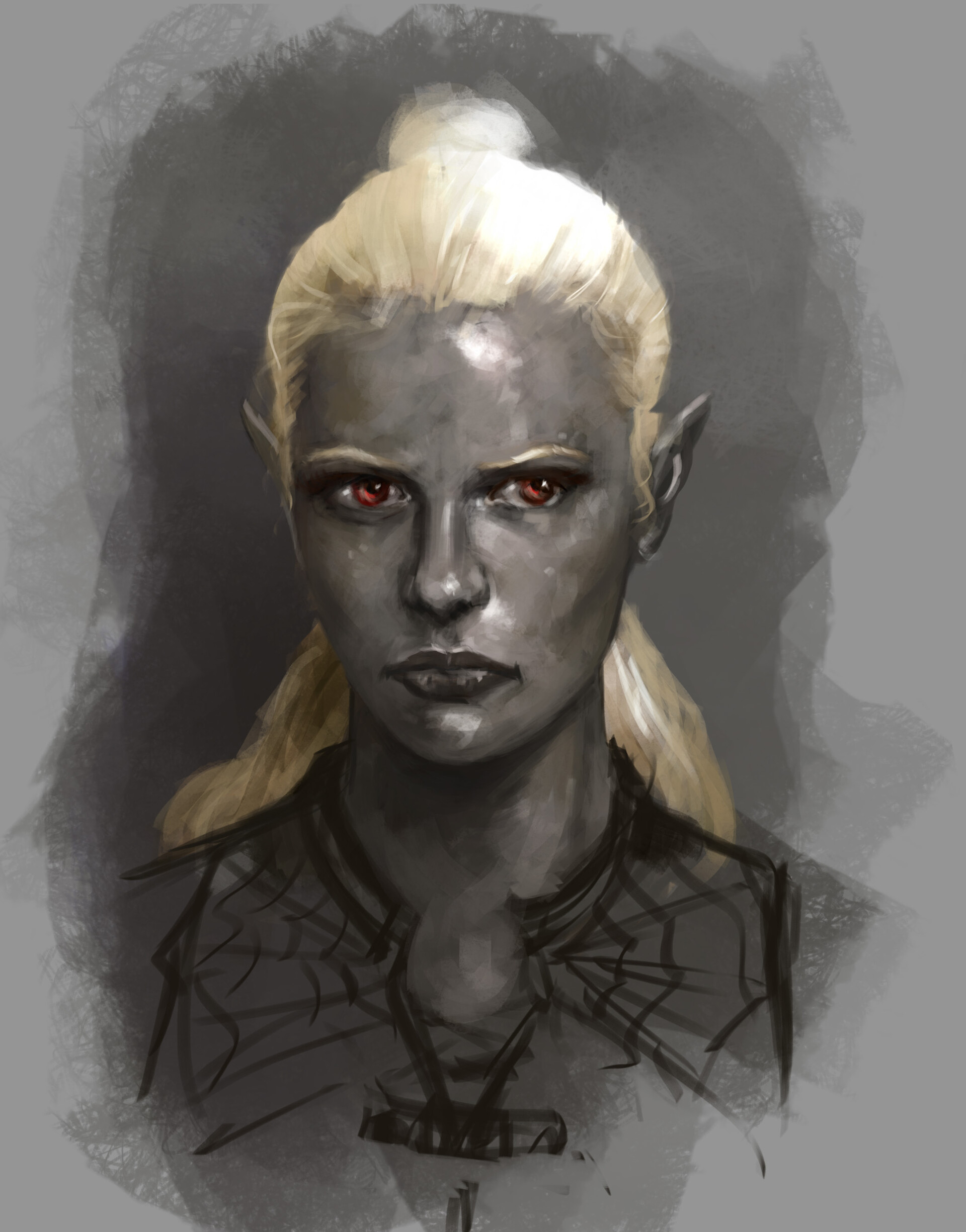 ArtStation - Drow- wip