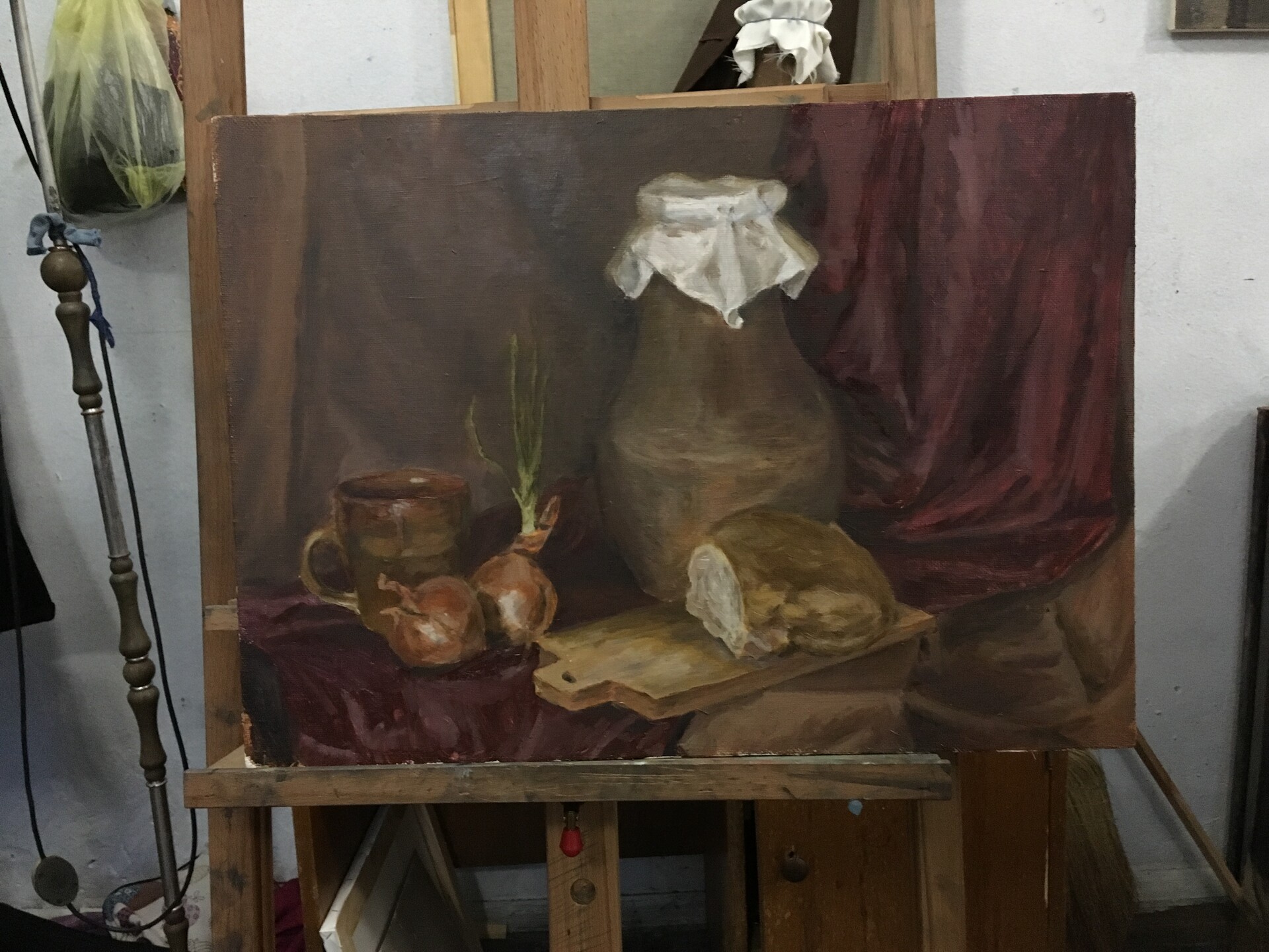 ArtStation - Still life. Oil on linen