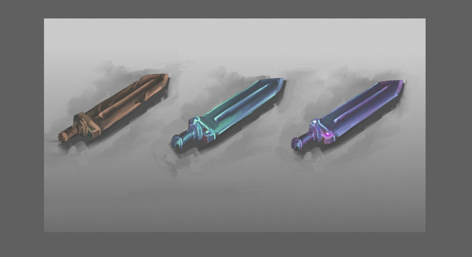 ArtStation - Three levels of sword.