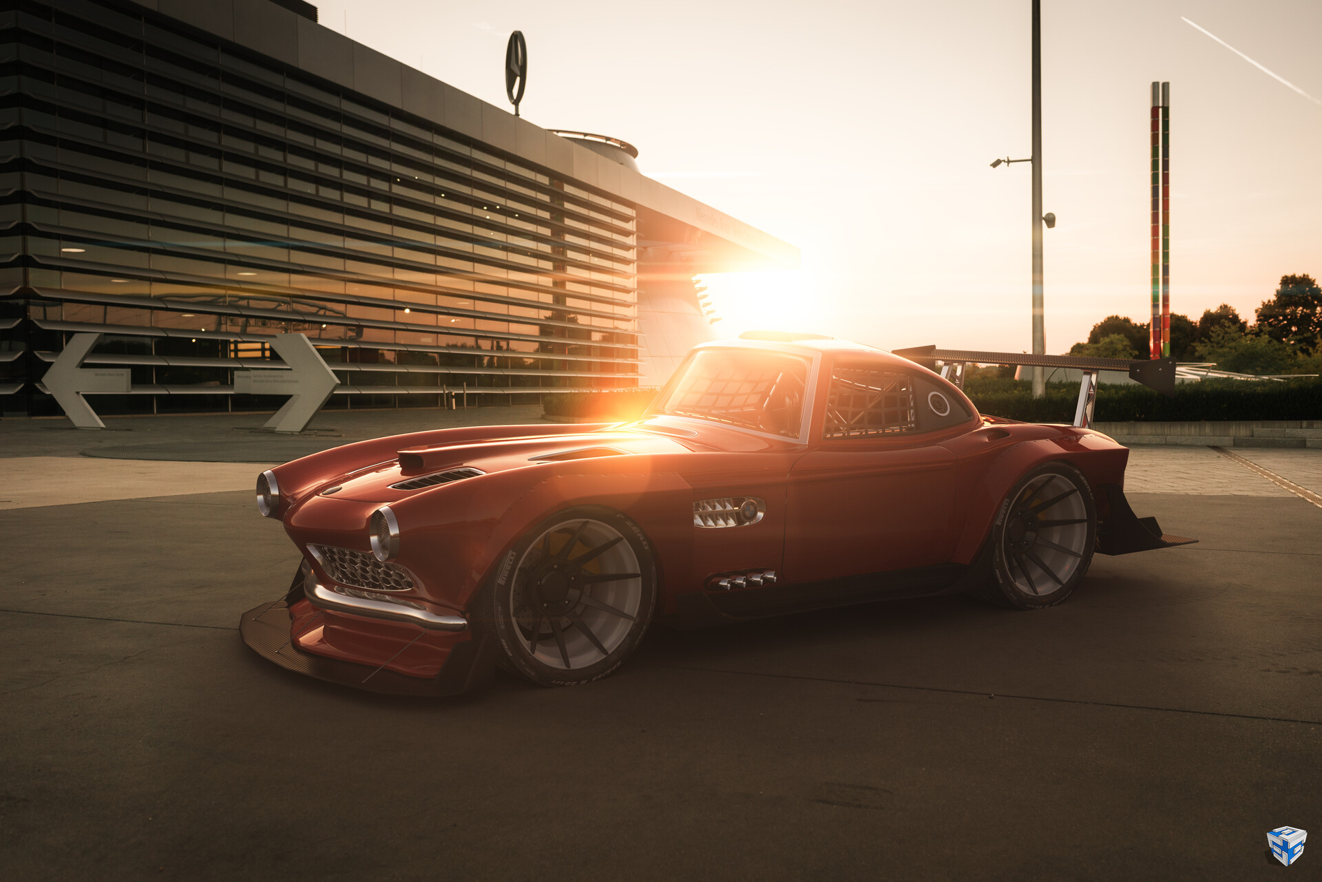 ArtStation - Mermac's BMW 504 GT