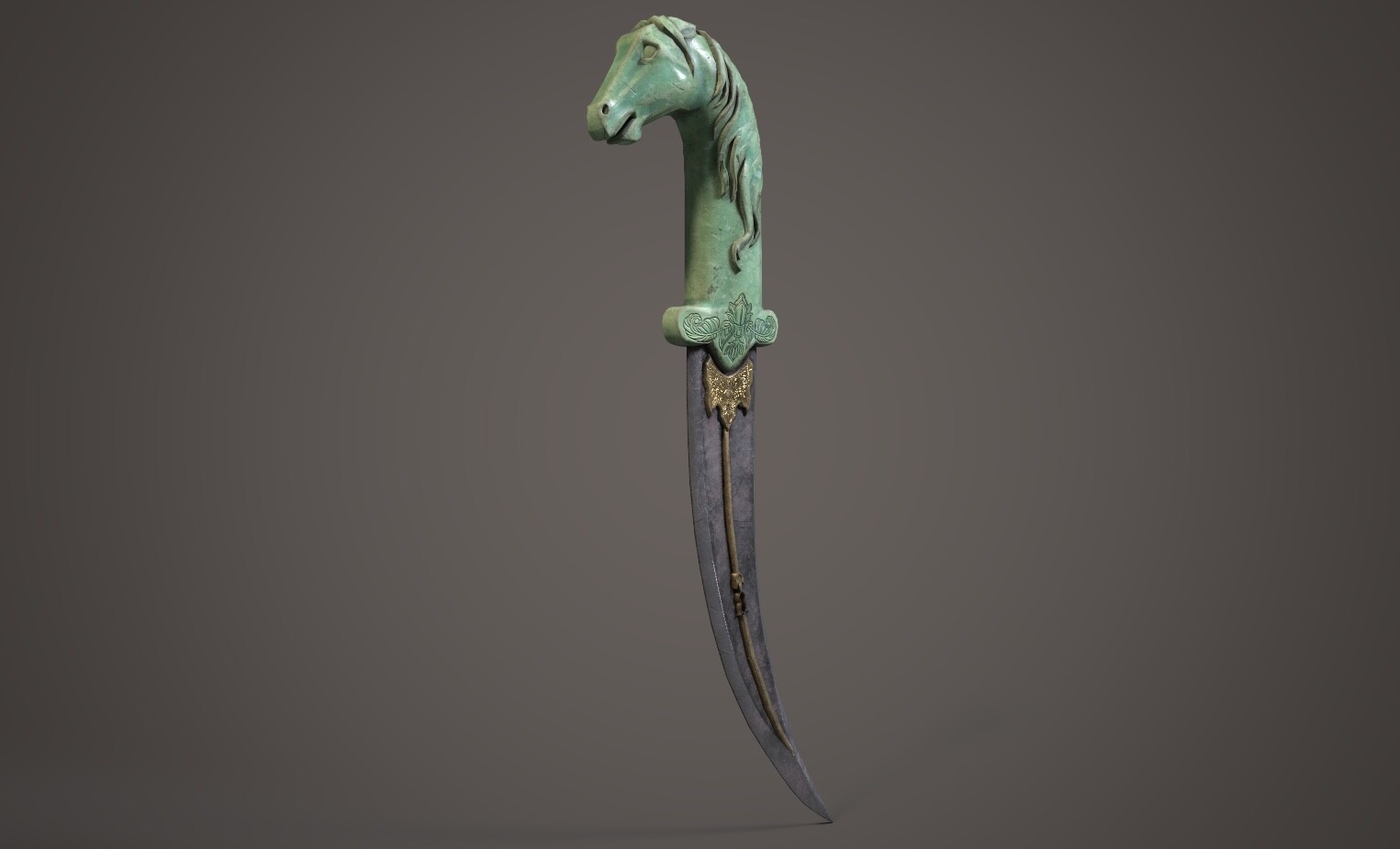 ArtStation - Indian Horse Head Dagger