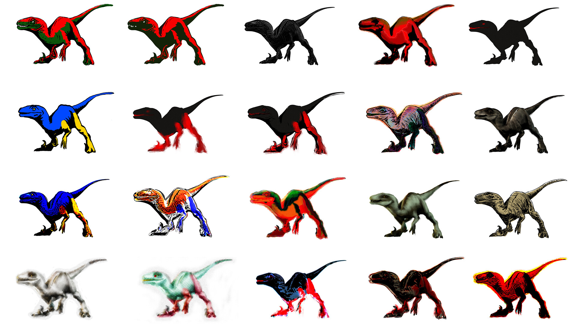 ArtStation - Velociraptors