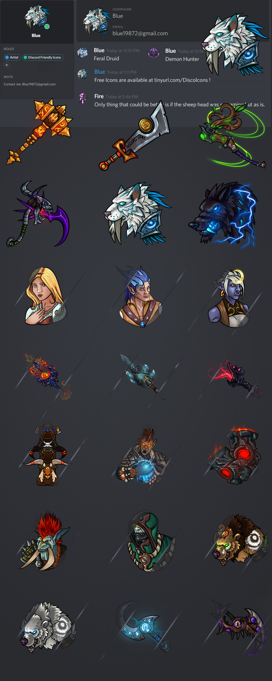 ArtStation - Discord Based Icons