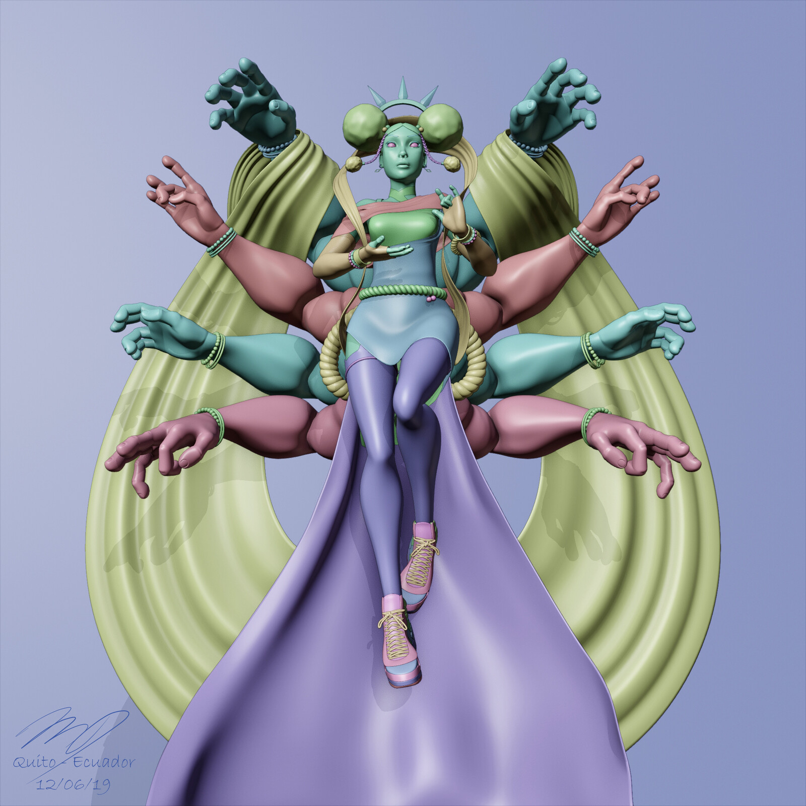 Marlon David - Mad Monk Asabi 3d Model