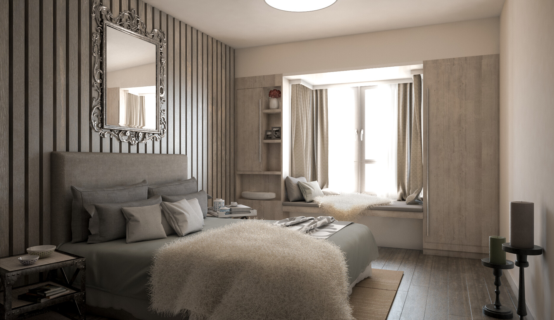 ArtStation - Bedroom Visualization