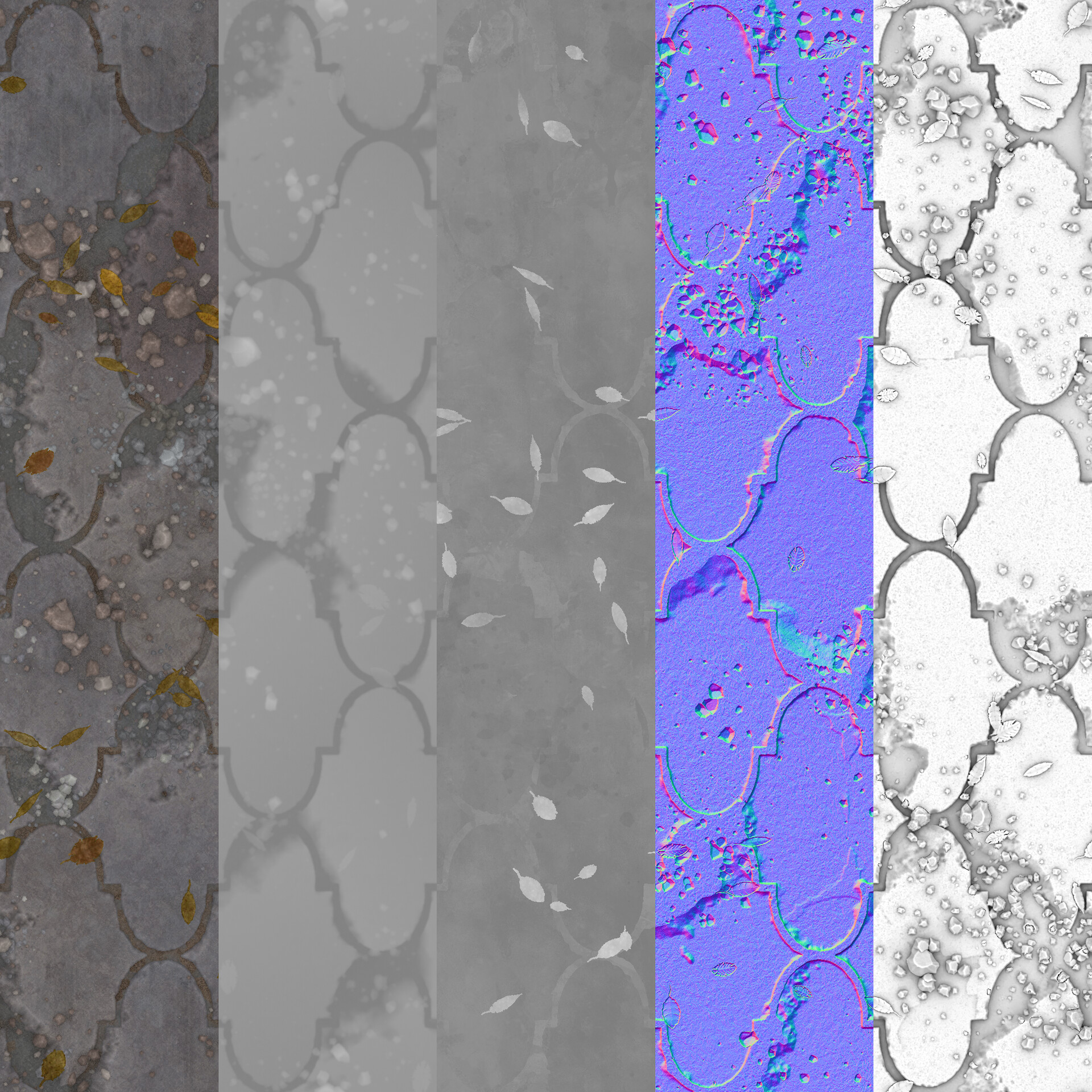 Michael Wan - Ornate Stone Floor Tiles