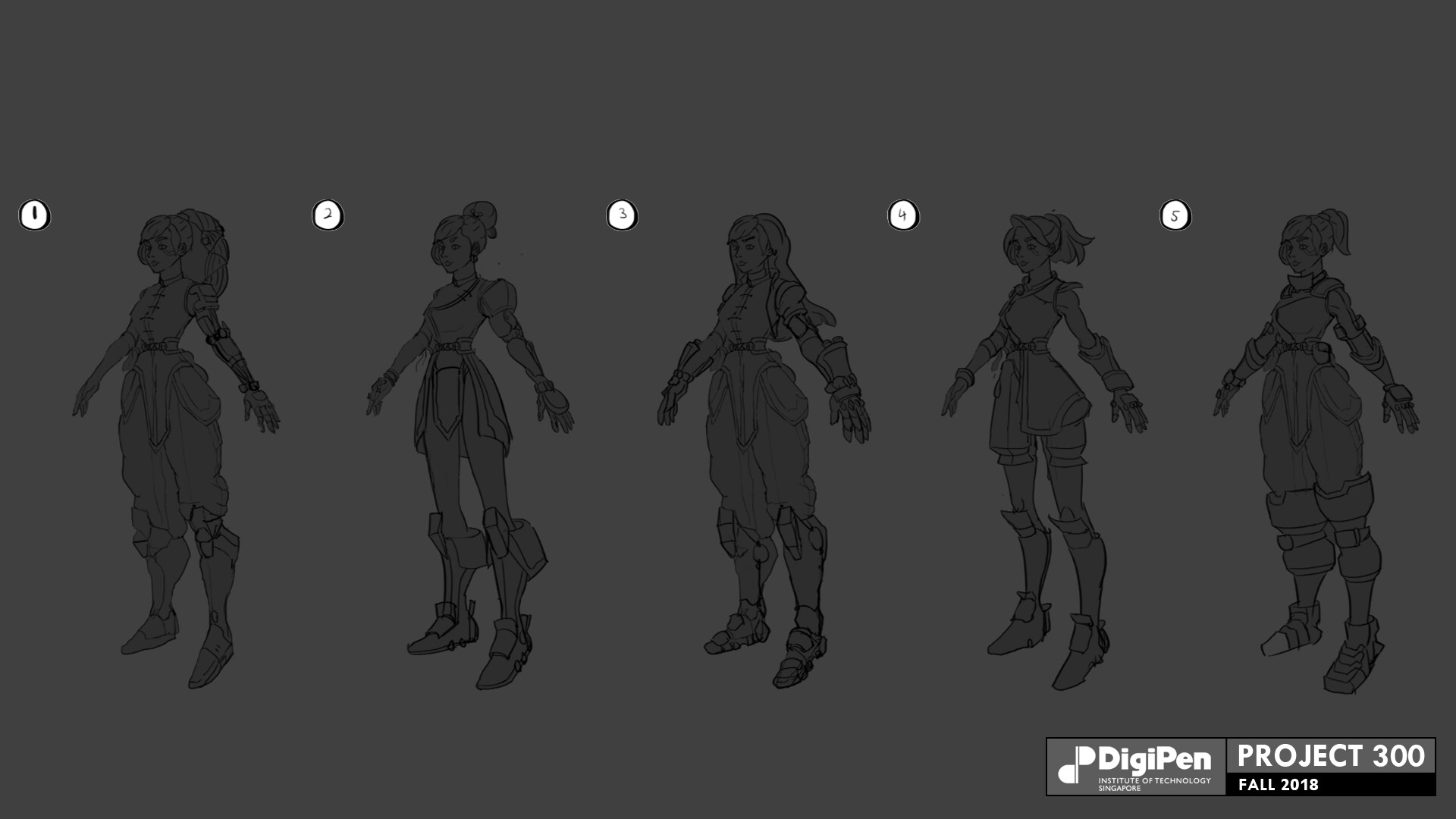 Wei Meng Ng - Overwatch style character creation