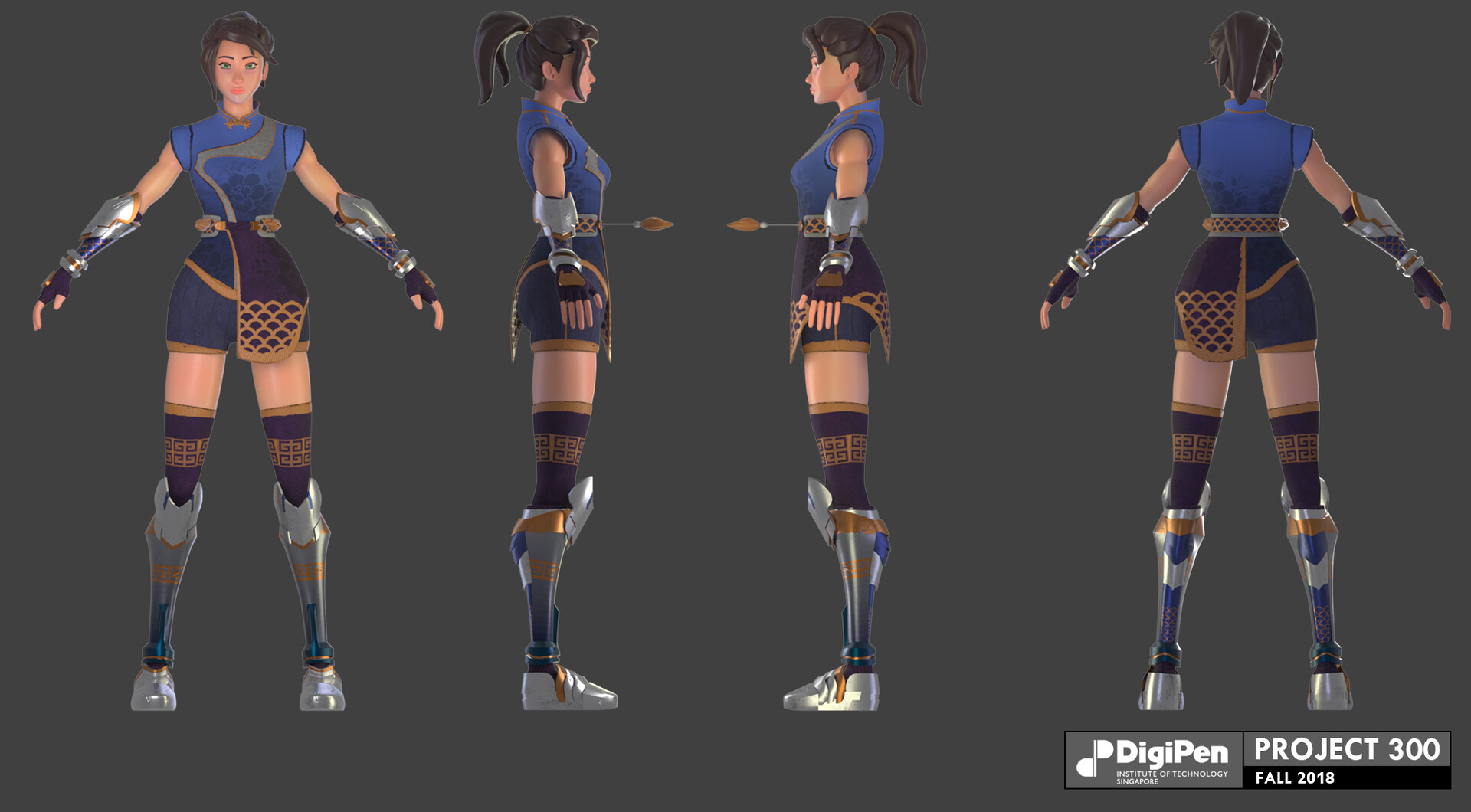 Wei Meng Ng - Overwatch style character creation